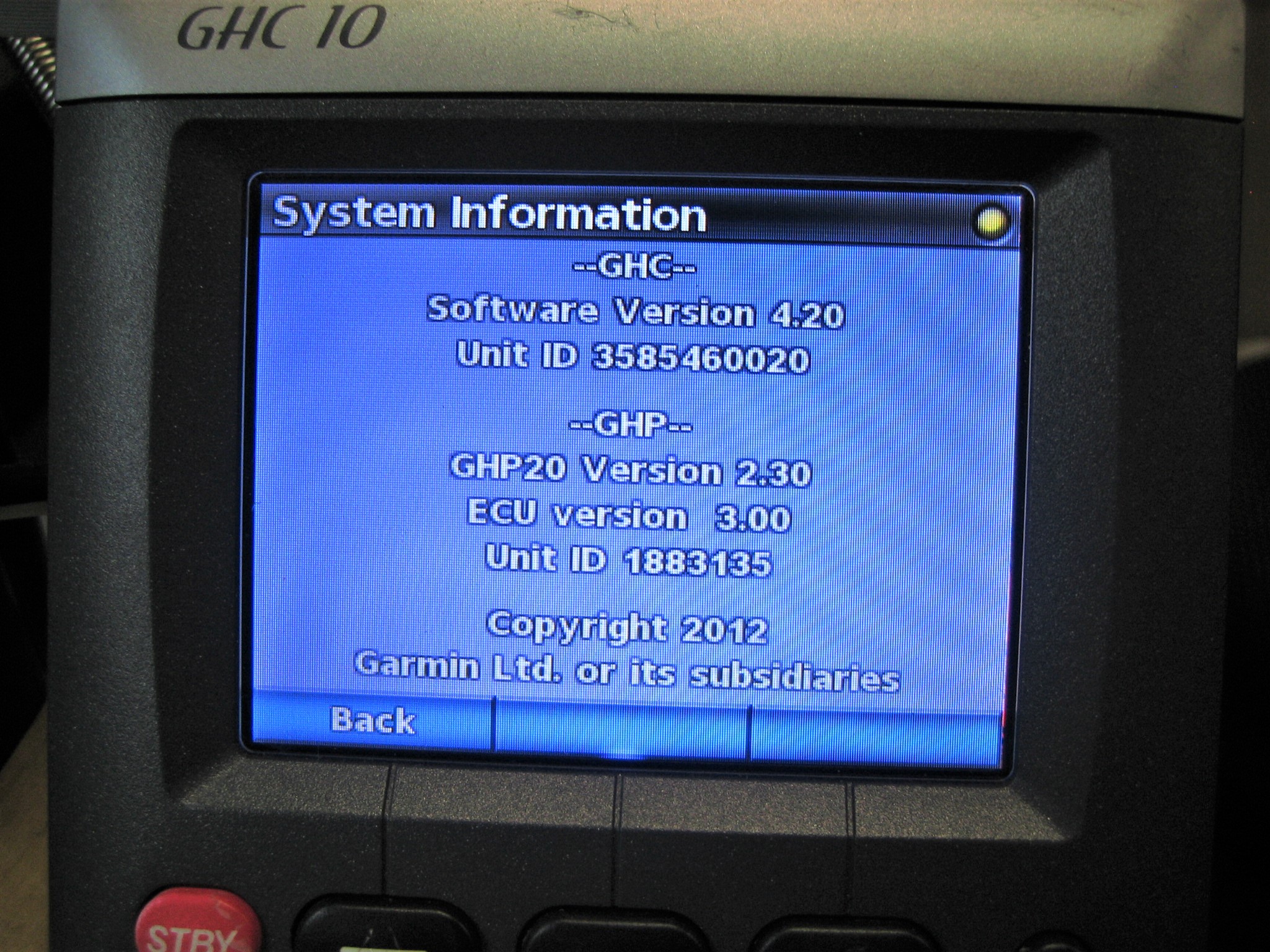 Garmin - GHC10 - Autopilot Control Head For GHP10/Tested-Rebuilt LCD ...