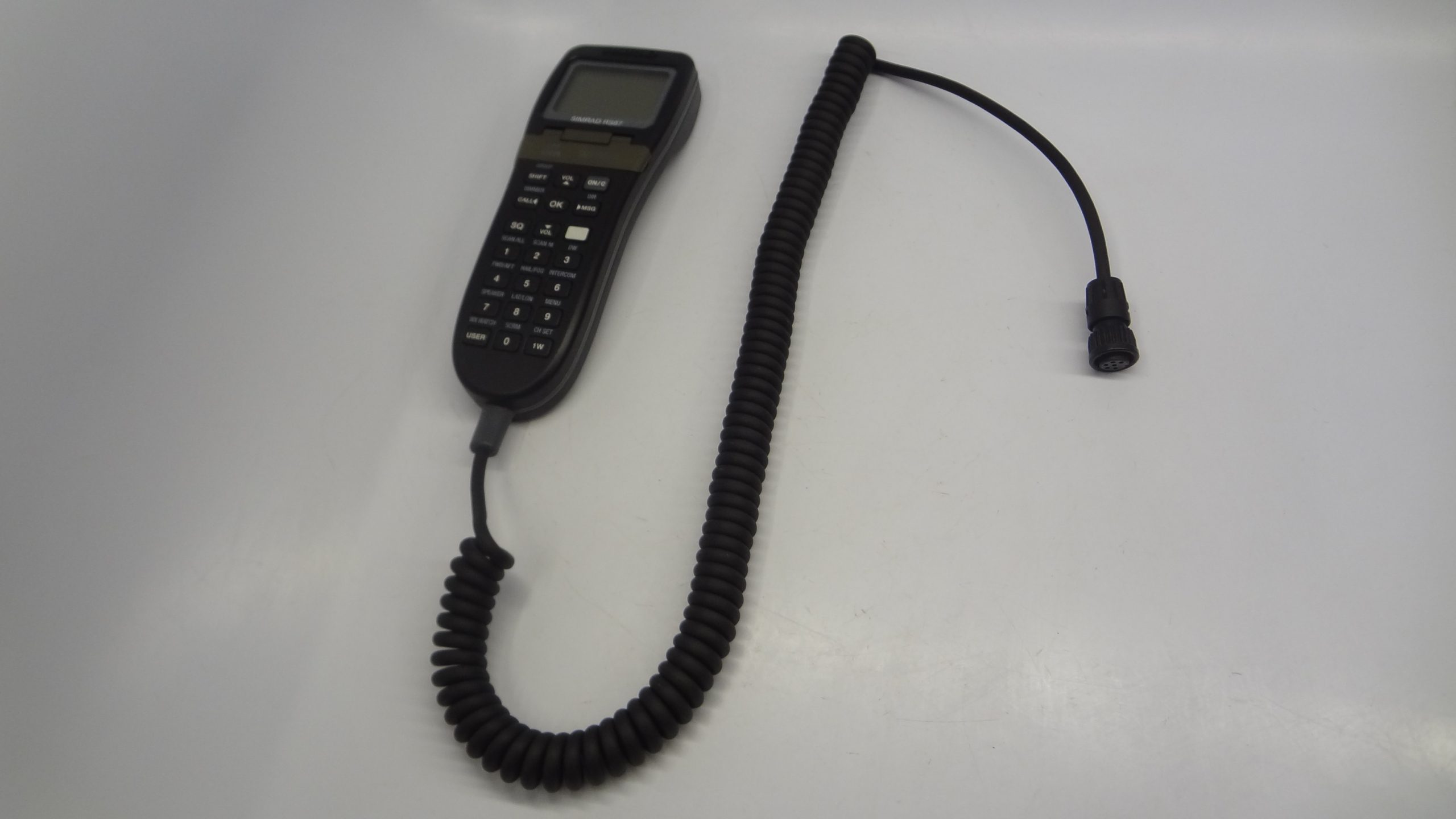 SIMRAD RS87 AHS87 Marine VHF Radio Handset Re-Built Cable Tested ...