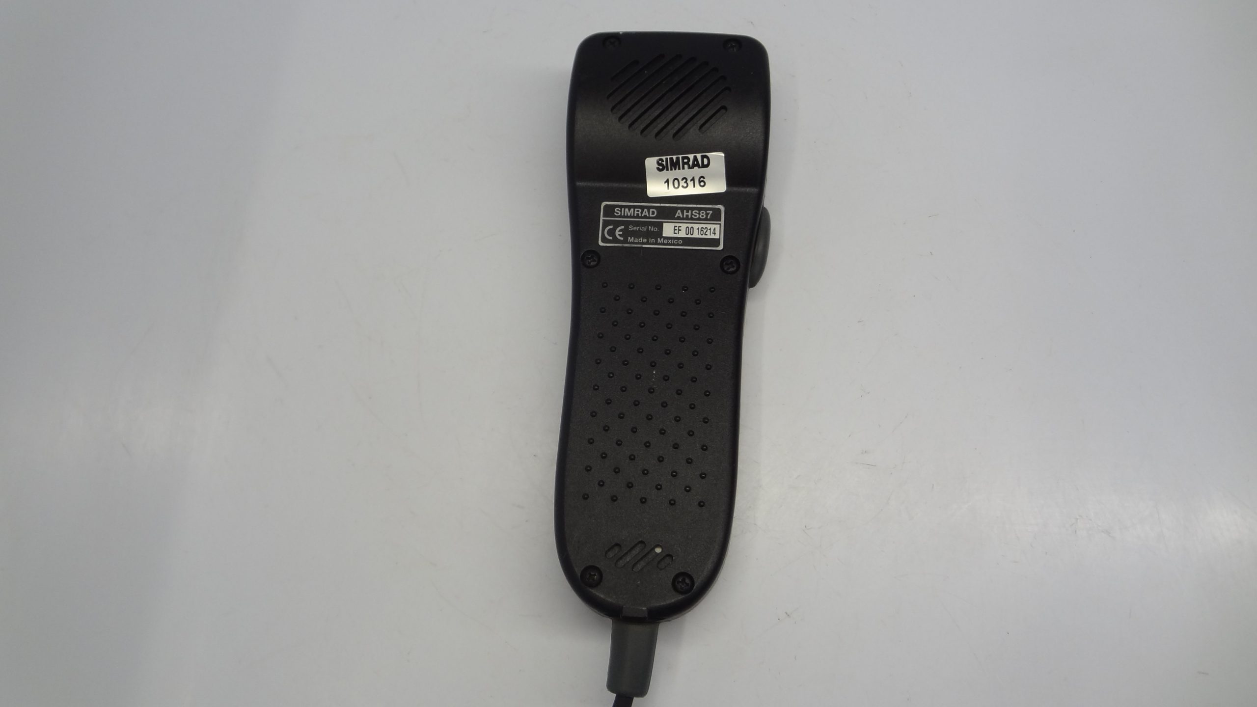 SIMRAD RS87 AHS87 Marine VHF Radio Handset Re-Built Cable Tested ...