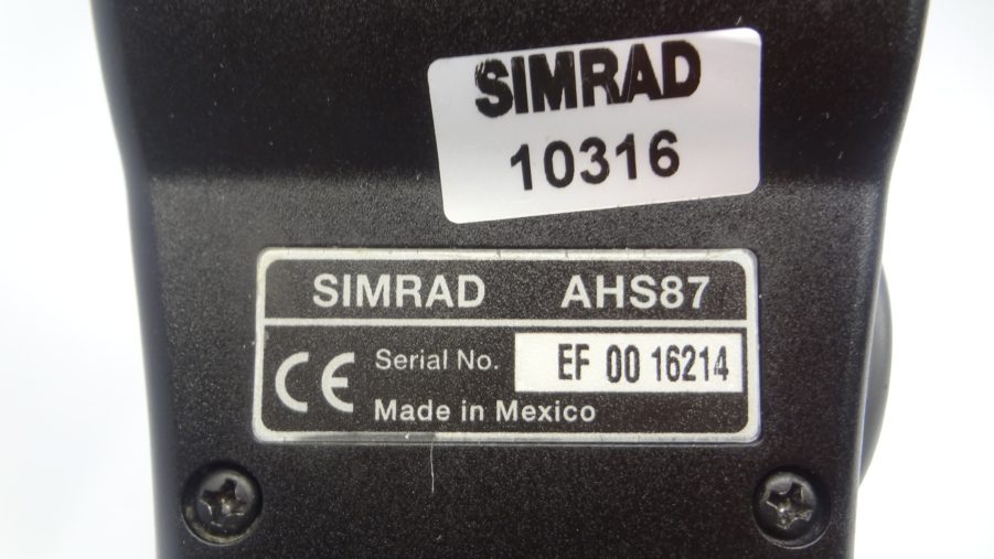 SIMRAD RS87 AHS87 Marine VHF Radio Handset Re-Built Cable Tested ...