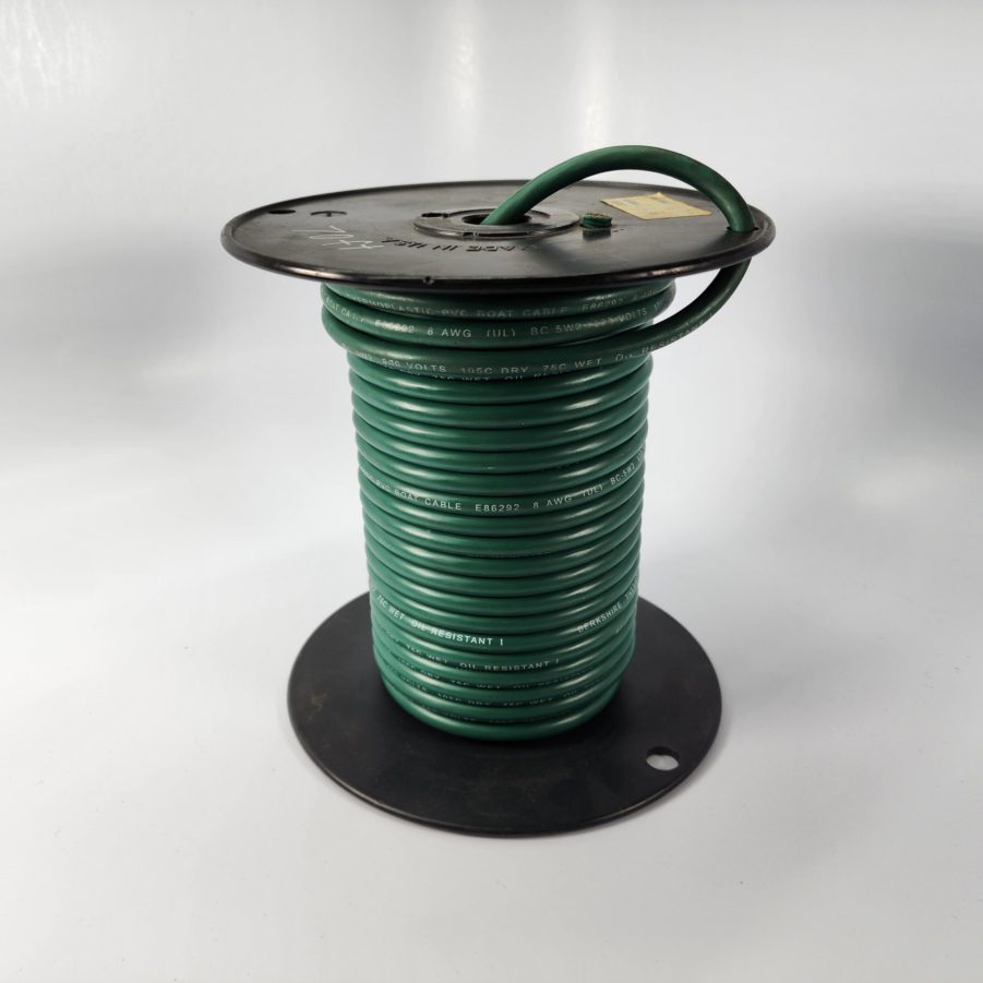 Berkshire E86292 - Green 8AWG Tinned Copper PVC 600V Boat Cable BC-5W2 ...