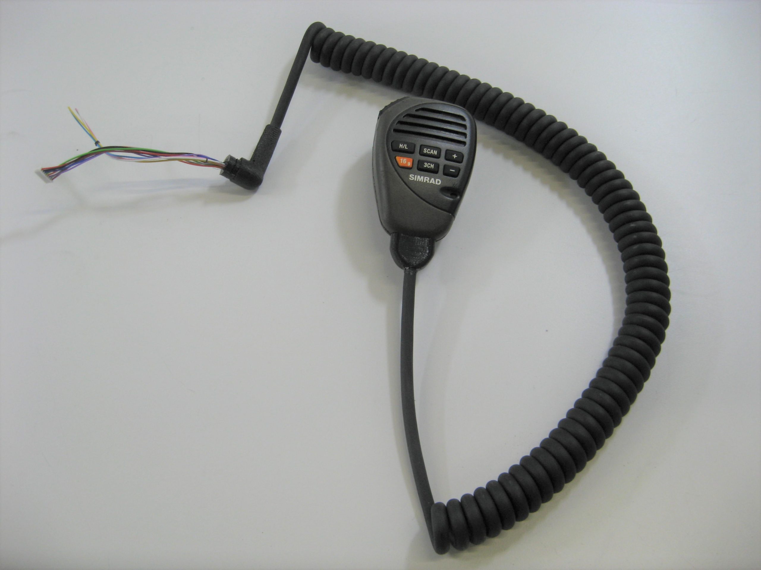 Simrad RS 35 Used Marine Radio Fist Mic Microphone Rebuilt Cable Tested ...