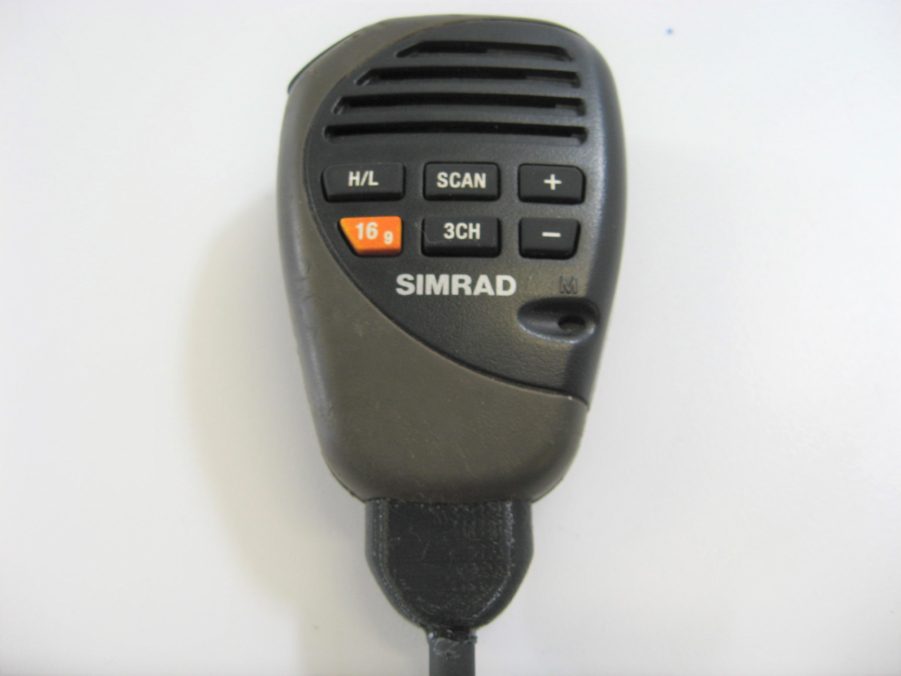 Simrad RS 35 Used Marine Radio Fist Mic Microphone Rebuilt Cable Tested ...