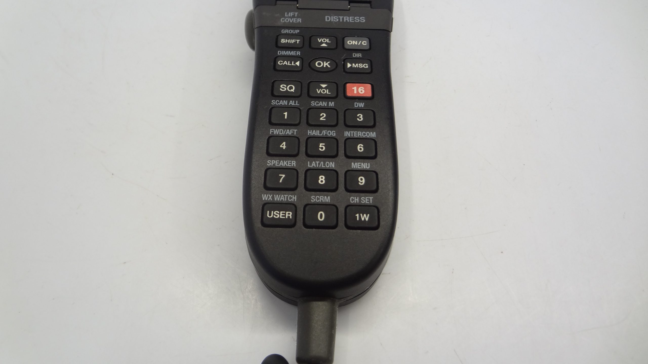 SIMRAD RS87 AHS87 Marine VHF Radio Handset Re-Built Cable Tested ...