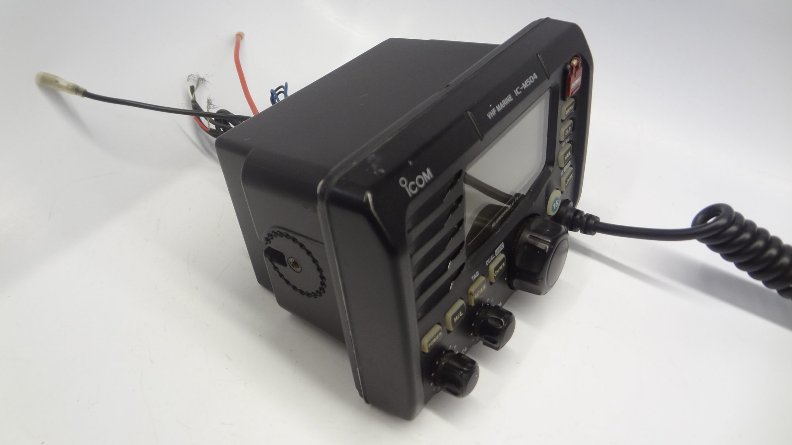 Icom IC-M504 Submersible Marine Fixed Mount VHF Radio Transceiver Unit ...