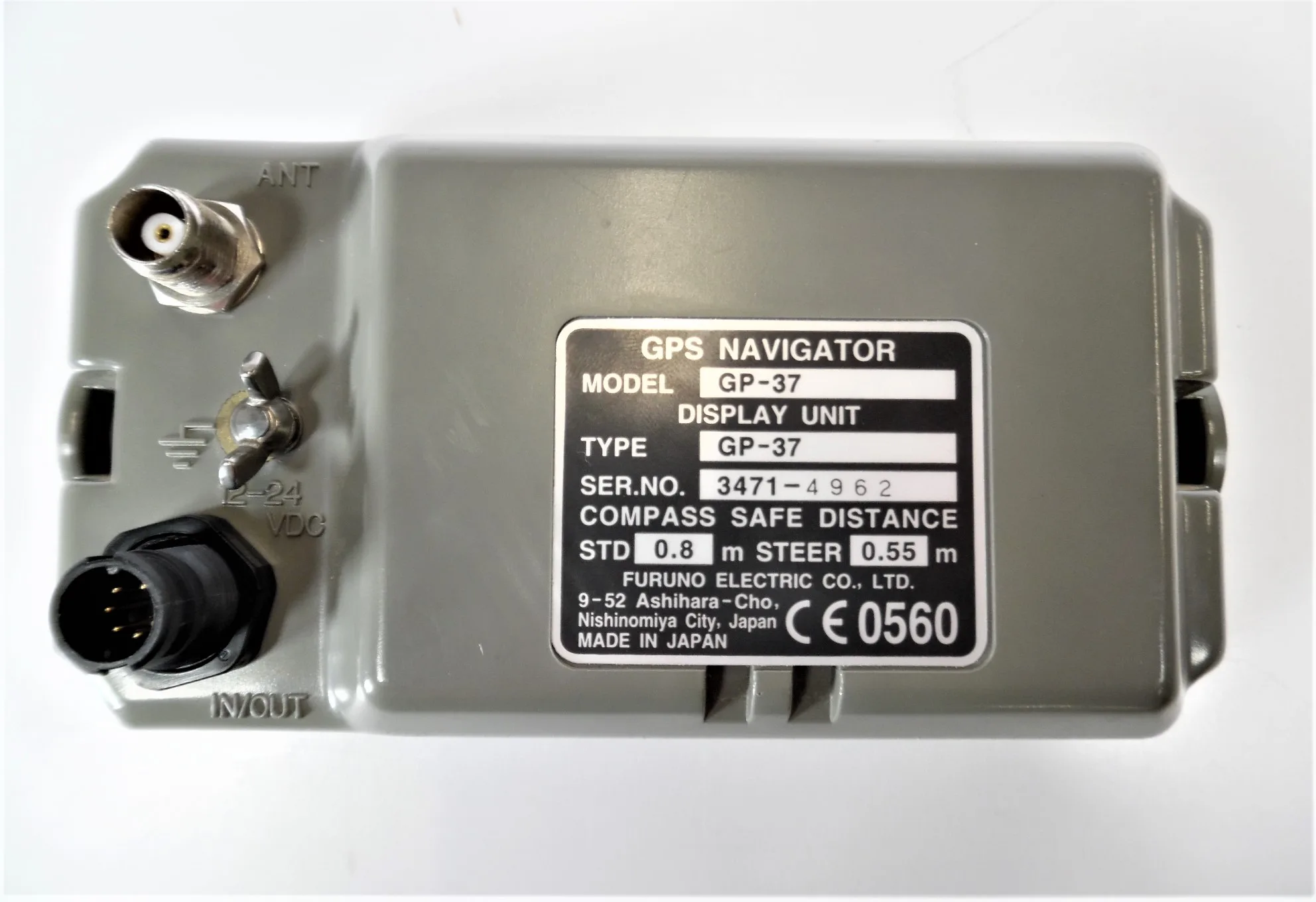 Furuno GP-37 DGPS WAAS 3.5" LCD Navigator Display *MME REFURBISHED ...