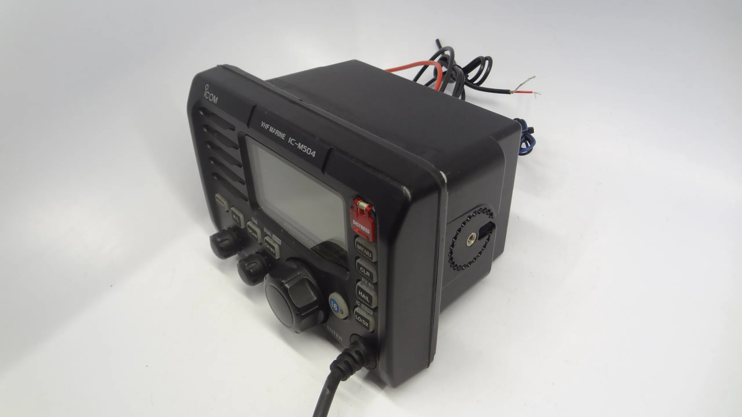 Icom IC-M504 Submersible Marine Fixed Mount VHF Radio Transceiver Unit ...