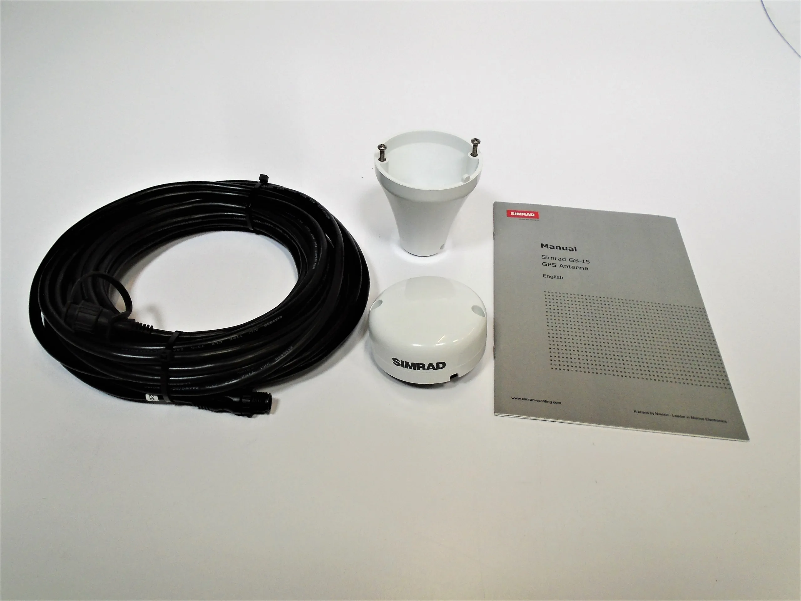 Simrad GS-15 GPS Antenna - NMEA2K 32 Foot Drop Cable - Tested Working ...