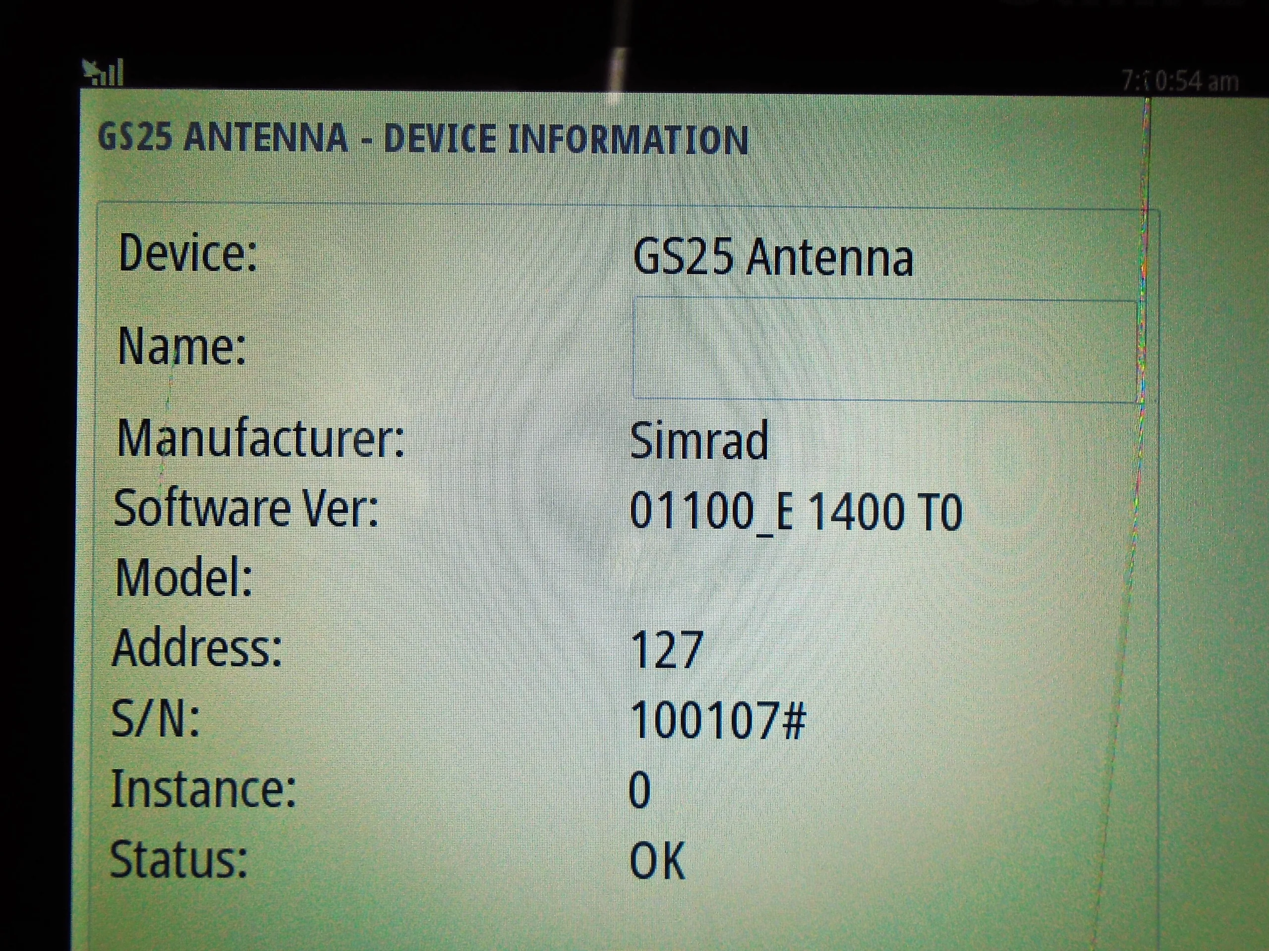 Simrad GS-25 GPS &Heading Sensor - 000-11043-001 (Used) -Tested Good ...