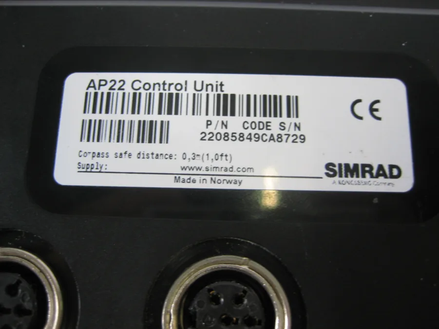 Simrad-AP22-Autopilot Control Head/New LCD/MME-Refurbished/90-DAY WARR ...