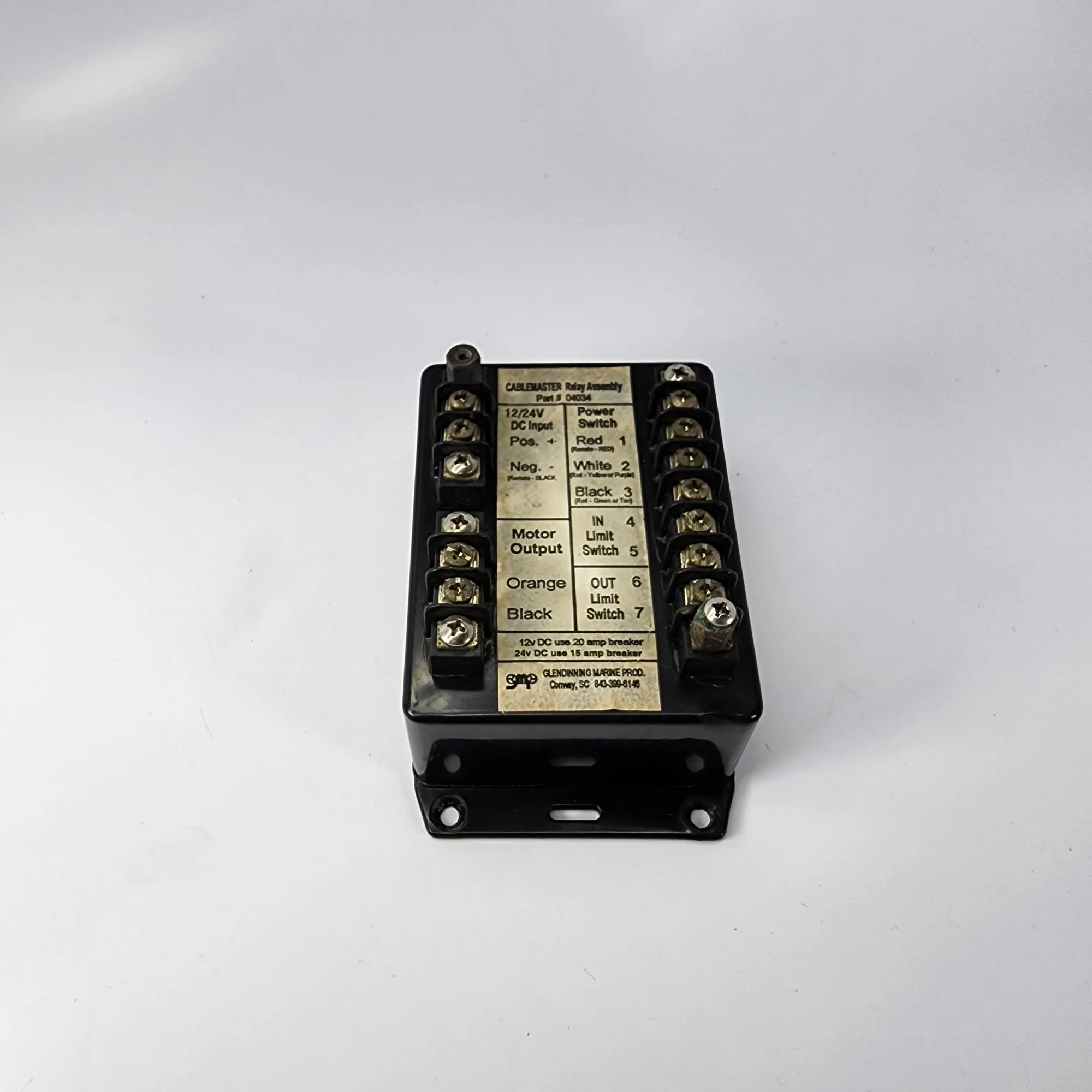 Glendinning Marine 12/24VDC Cablemaster Relay Assembly PN: 04034 - Max ...