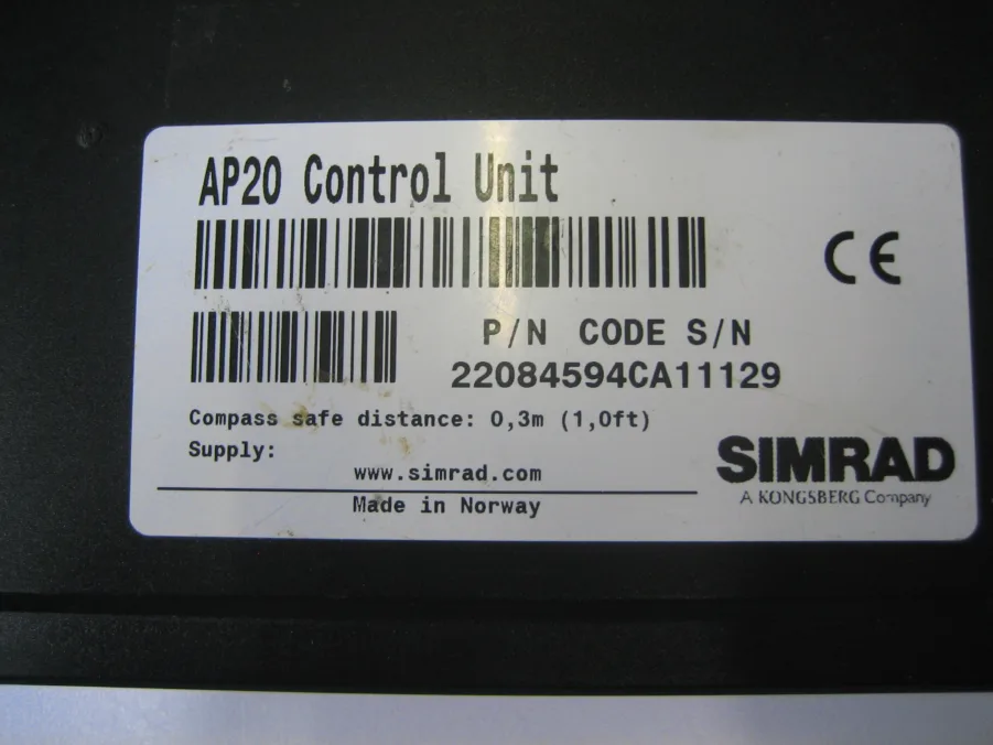 Simrad AP20 Autopilot Control Head-22084594-Good Cond-90 Day Warr ...