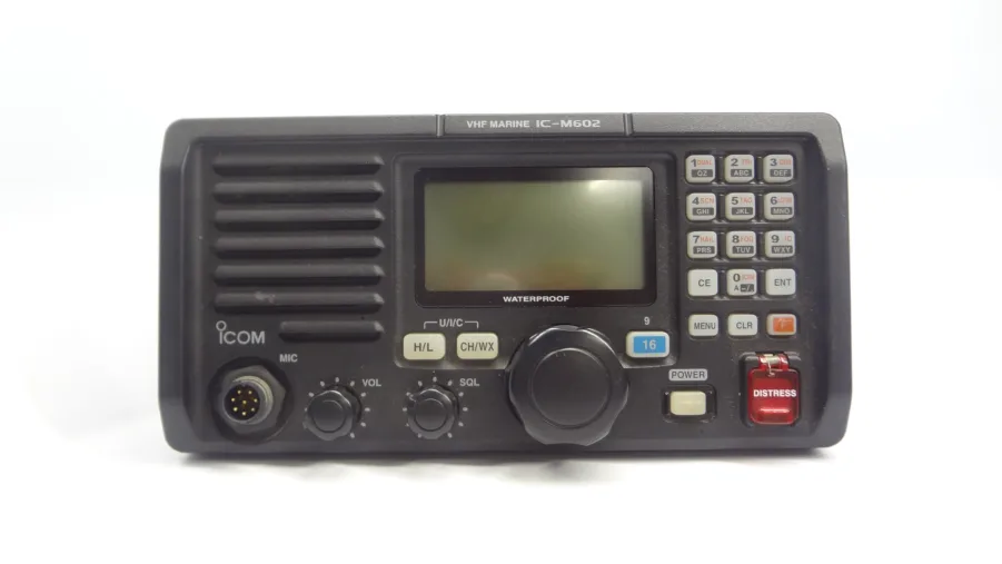 Icom IC-M602 Submersible Marine VHF Radio Transceiver Unit No Hand Mic ...