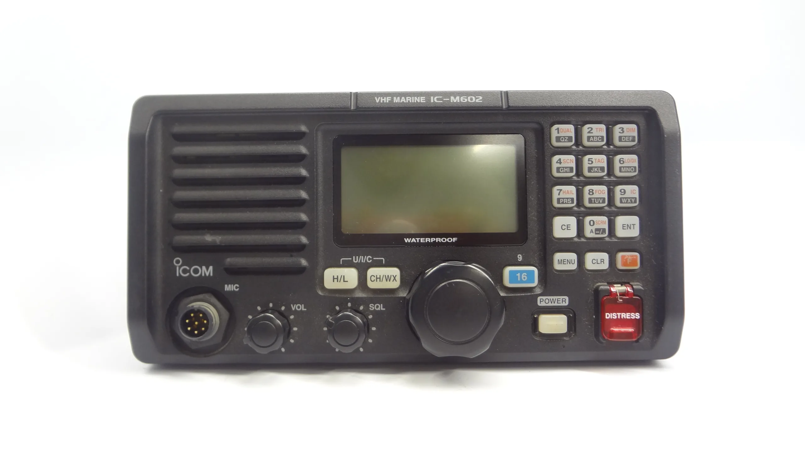Icom IC-M602 Submersible Marine VHF Radio Transceiver Unit No Hand Mic ...