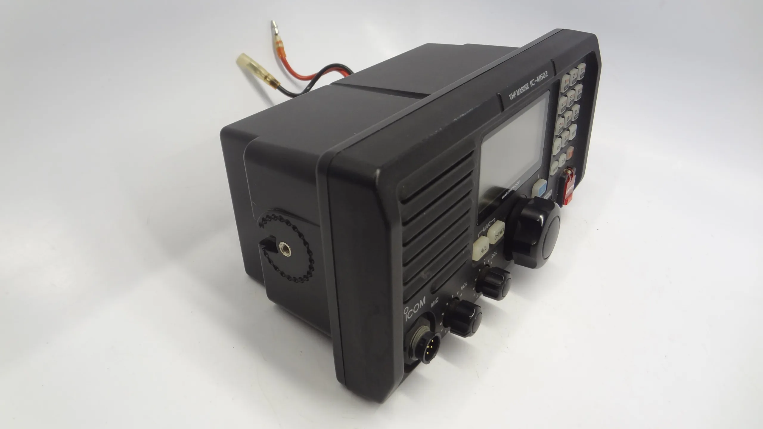 Icom IC-M602 Submersible Marine VHF Radio Transceiver Unit No Hand Mic ...