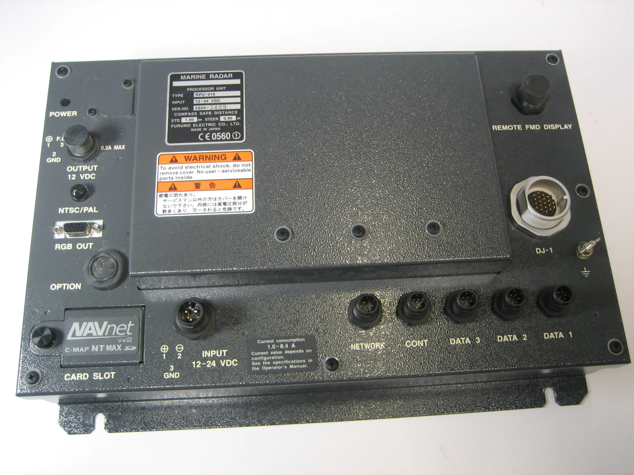 Furuno Navnet VX2 Black Box RPU-015 C-MAP Processor -Tested - Max ...