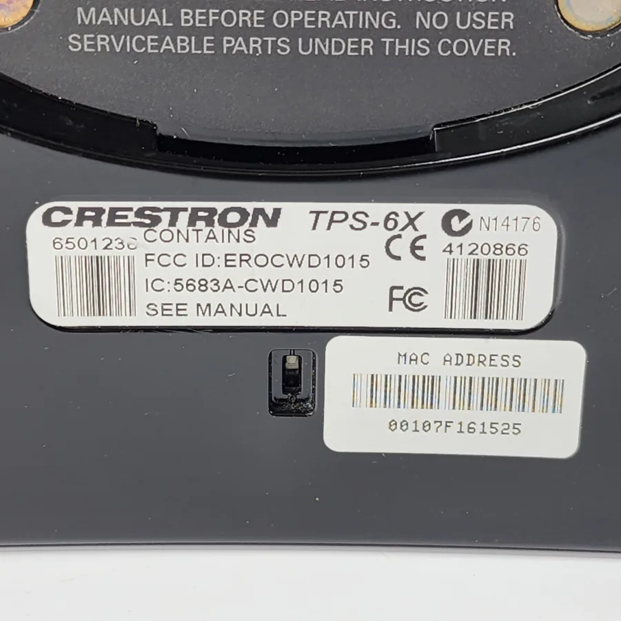 Crestron TPS-6X Isys 5.7" Wireless Touchscreen - No Dock or PSU -FOR ...