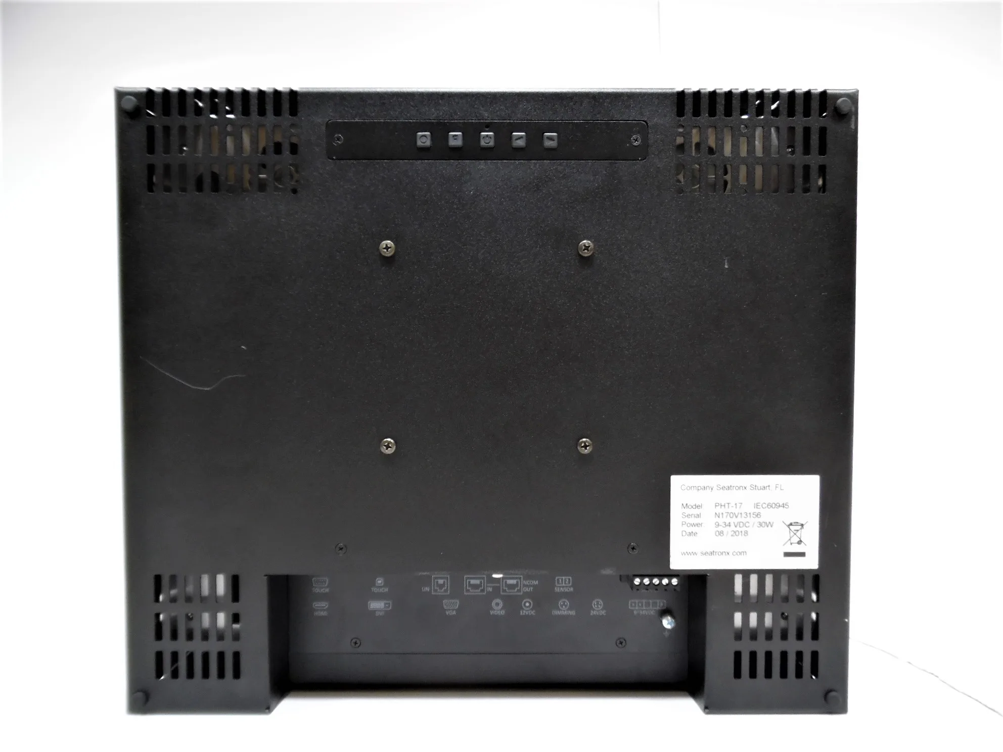 Seatronx PHT-17 17" Pilothouse Touchscreen Monitor *Tested* - Max ...