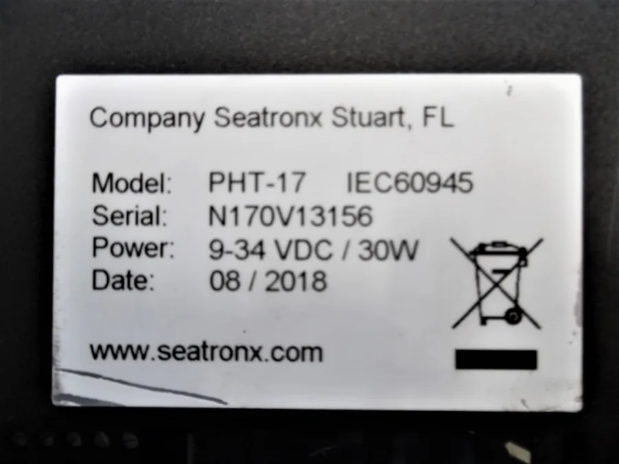 Seatronx PHT-17 17" Pilothouse Touchscreen Monitor *Tested* - Max ...