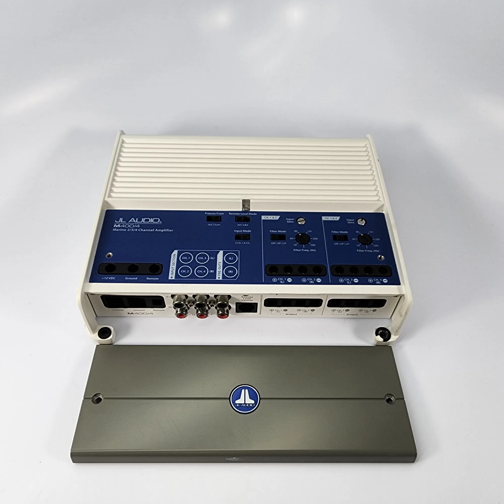 JL Audio M400/4 4-Channel Marine Amplifier - 75 Watts RMS x 4 - TESTED ...