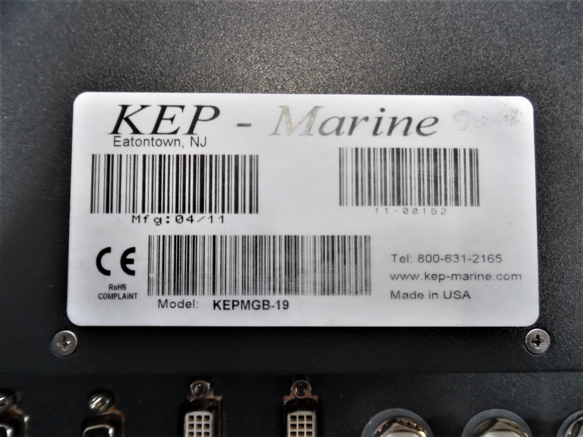 KEP Marine KEPMGB-19 Glass Bridge Display *Tested!* - Max Marine ...