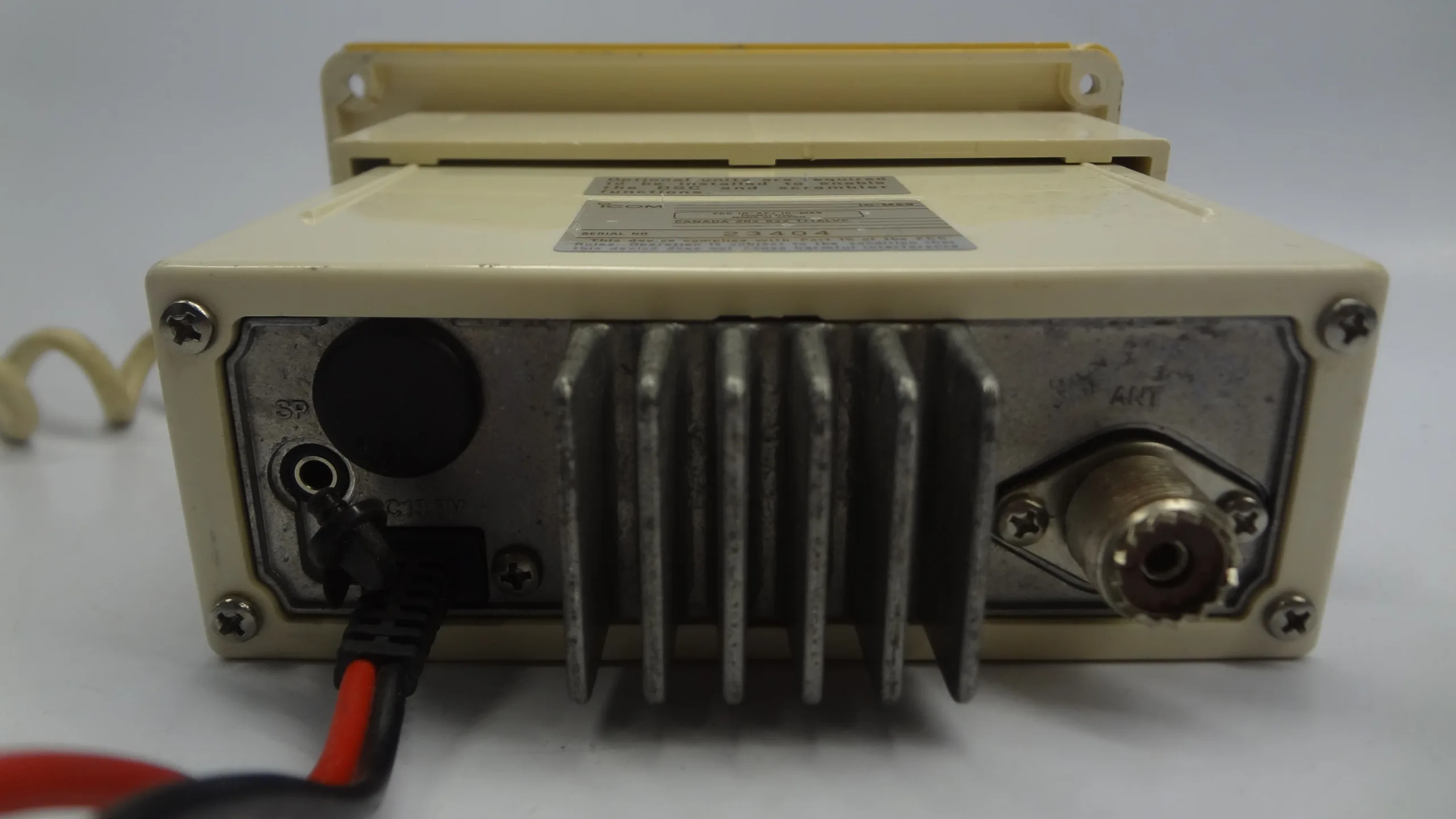 Icom IC-M59 Marine VHF Radio Transceiver Unit w/ HM-107W Hand Mic and ...