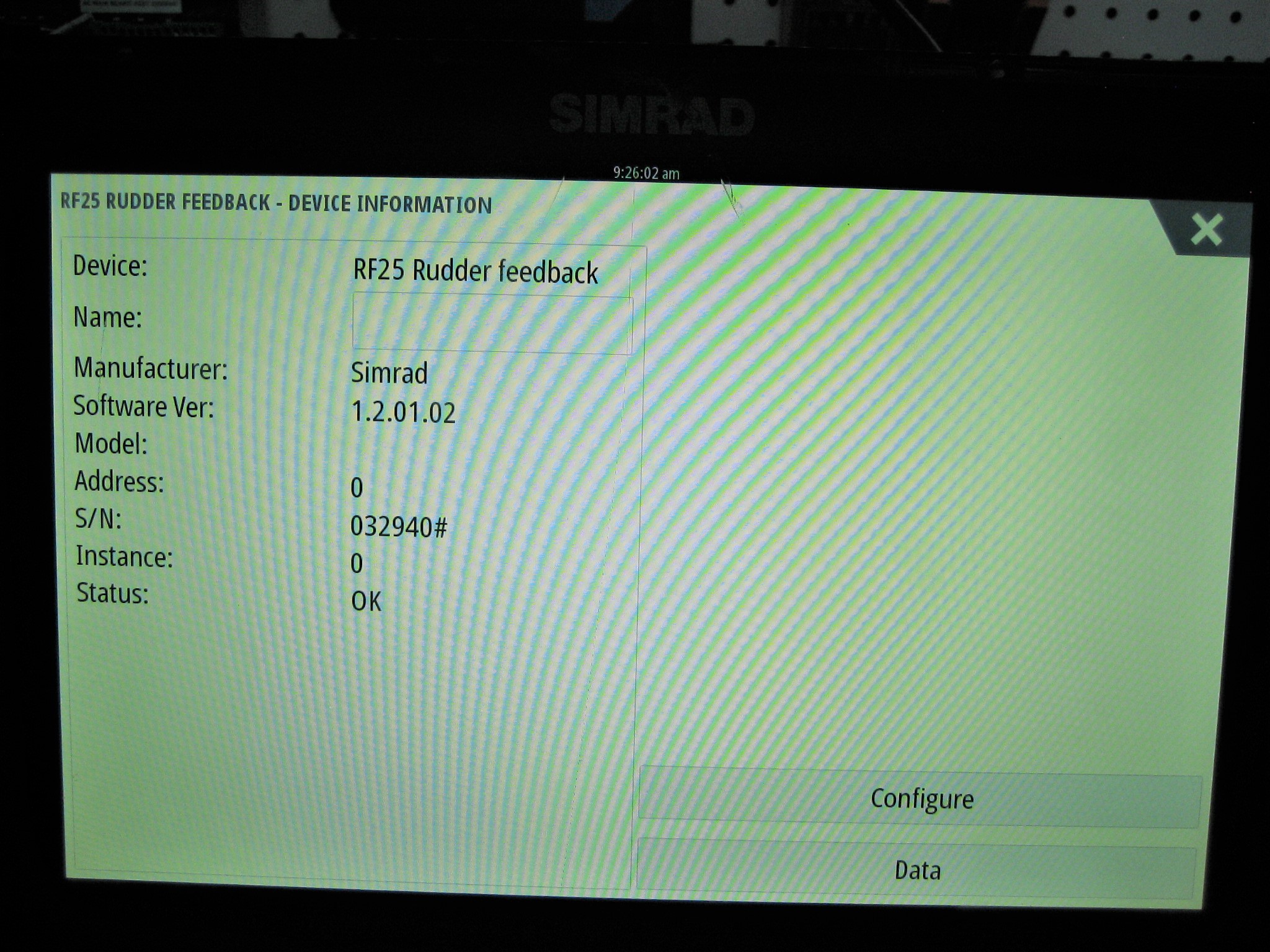 Simrad/ RF25N Rudder Feedback Unit 10756 - New Open Box - Free Shipping ...