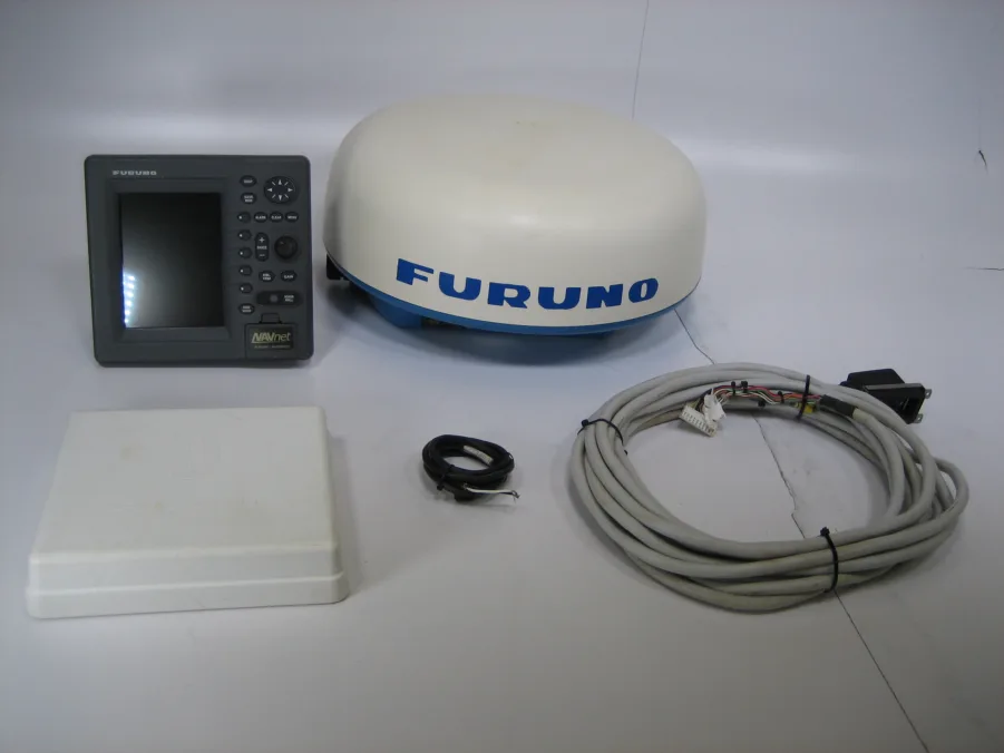 Furuno Navnet Navionics VX1 7" 1722C 2kw 18" Dome Radar System - Tested ...