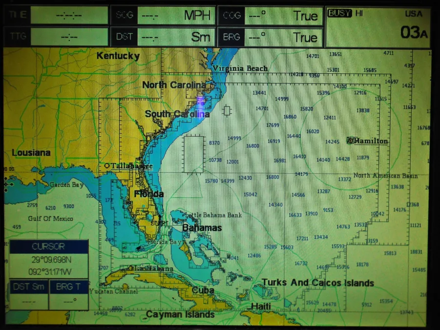 C-Map NT MAX C-card Format M-NA-M008.03 Hatteras To Tampa Incl Bahamas ...