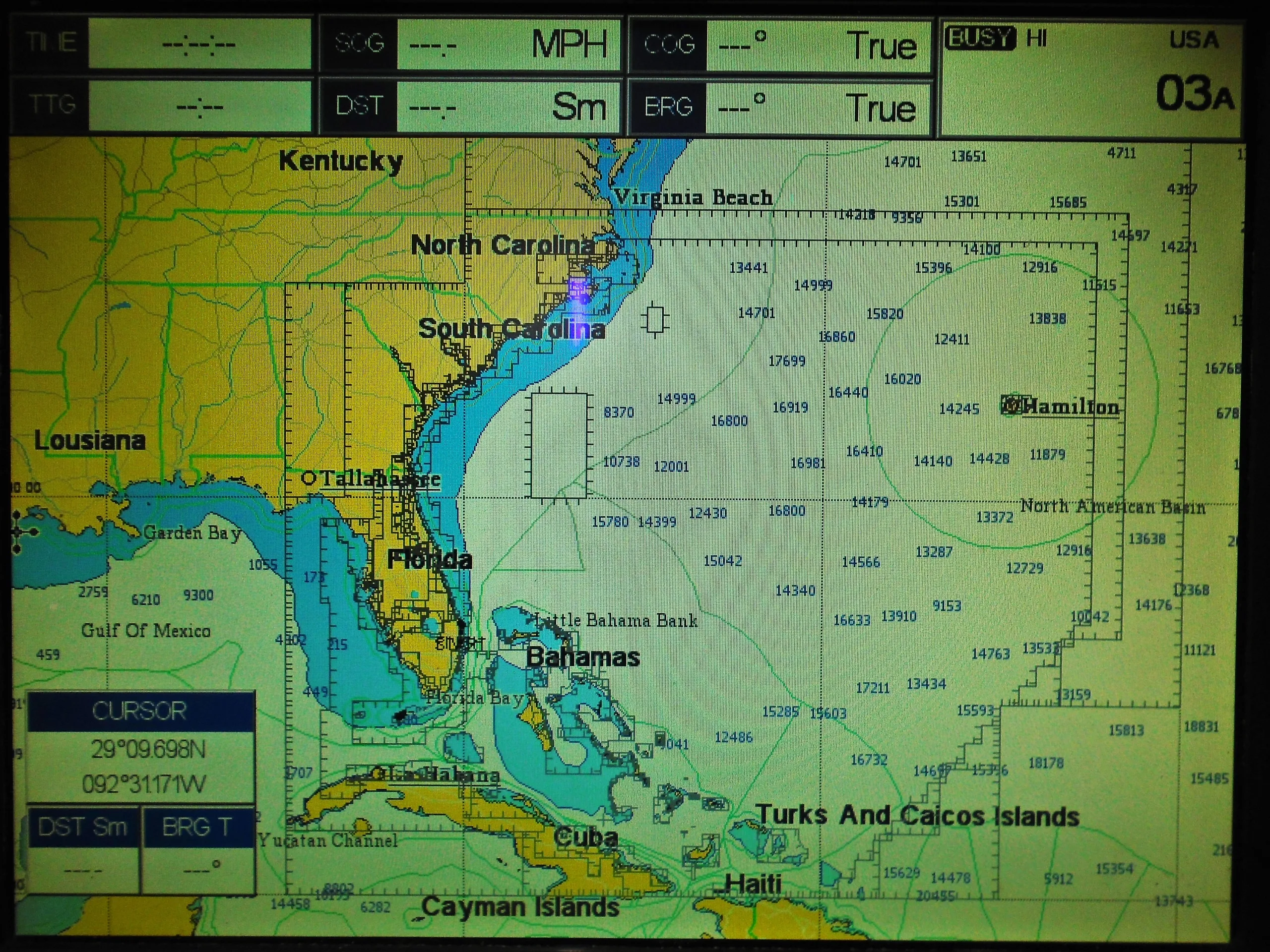 C-Map NT MAX C-card Format M-NA-M008.01 Hatteras To Tampa Incl Bahamas ...