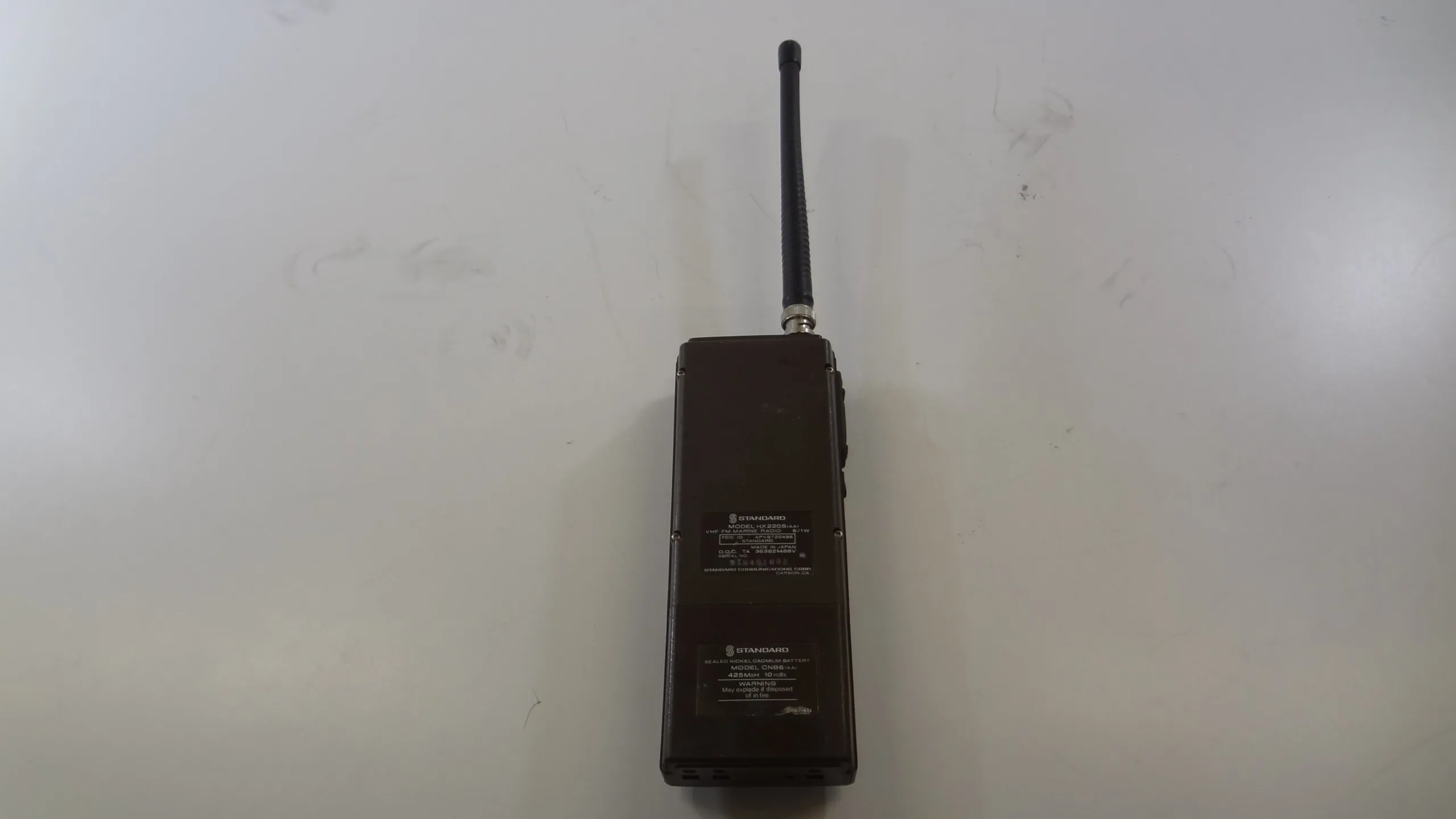 Standard Horizon HandPhone 6 HX220S w/ Sealed Ni-Cad Battery CNB6 For ...