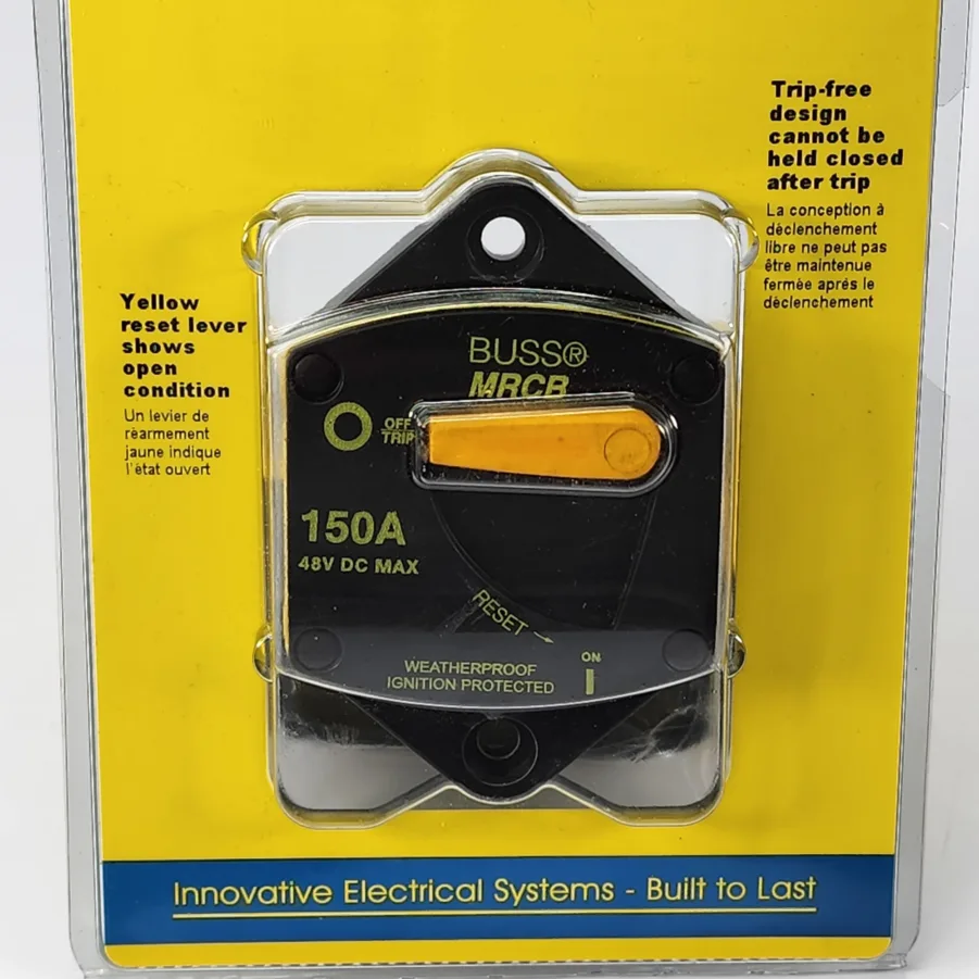 Blue Sea Systems 7048 Bussmann 187 Series Circuit Breaker - Panel Mount ...