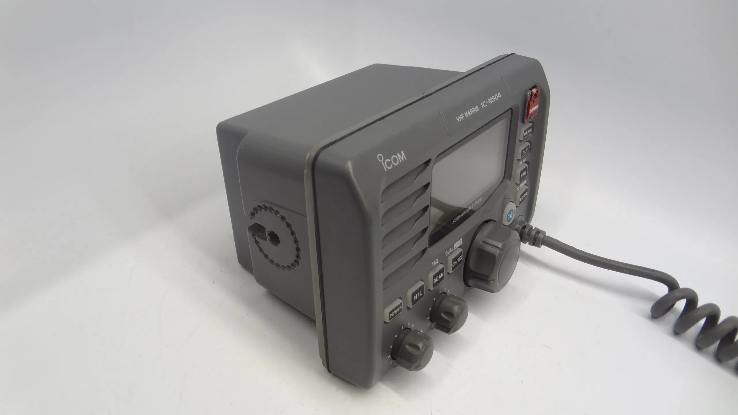 Icom IC-M504 Submersible Marine Fixed Mount VHF Radio Transceiver Unit ...