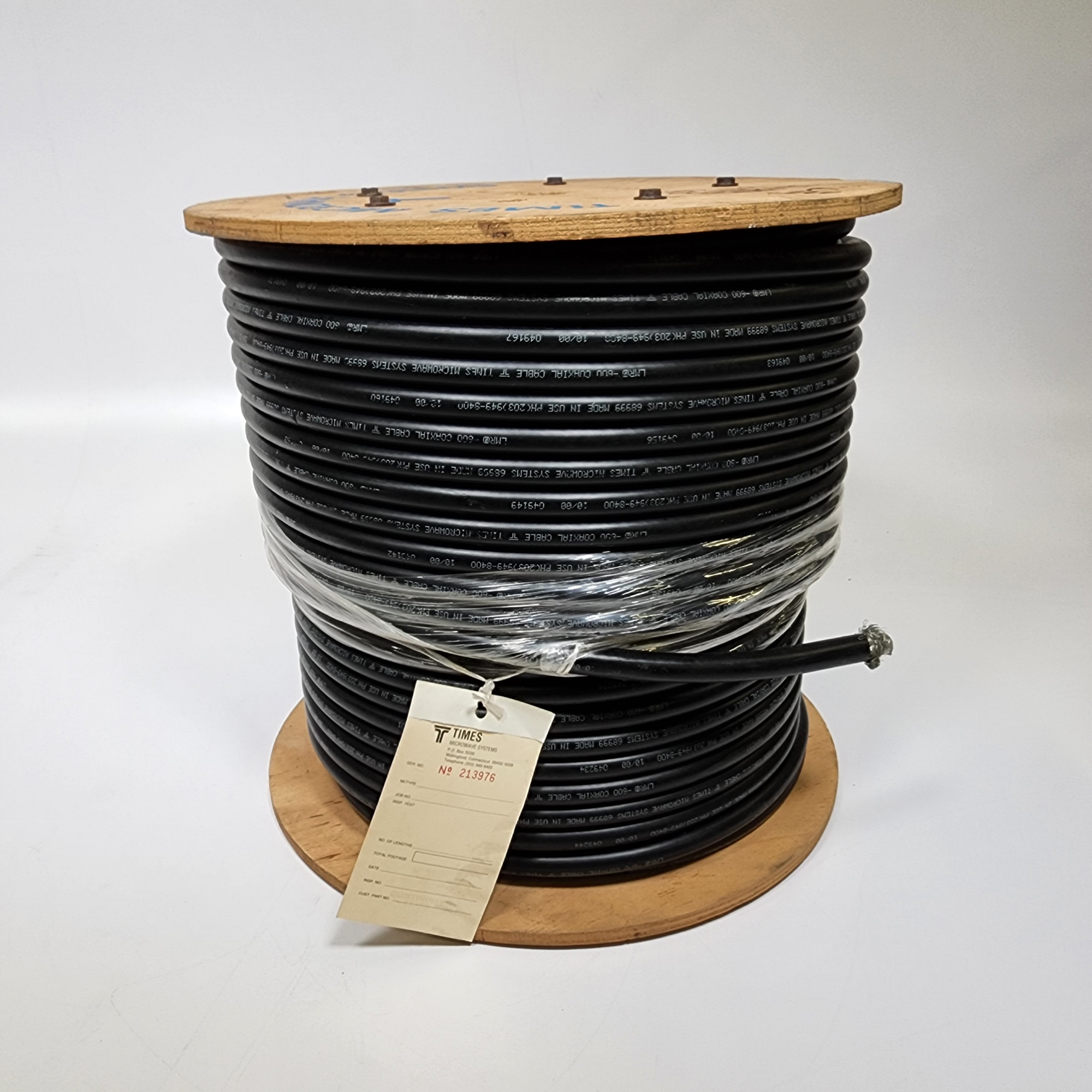 Times Microwave LMR-600 1/2" Braided Flexible Foam Dielectric 50 Ohm ...