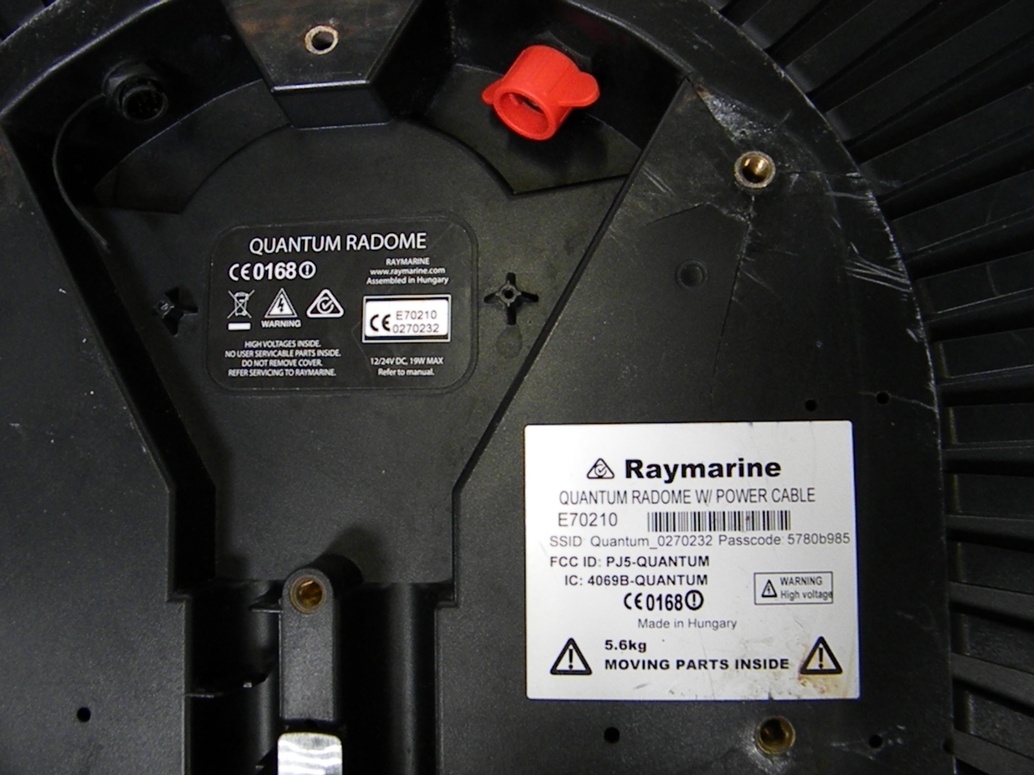 Raymarine Quantum 18″ Radome Q24C Radar – AS-IS PARTS & REPAIR ONLY NO ...