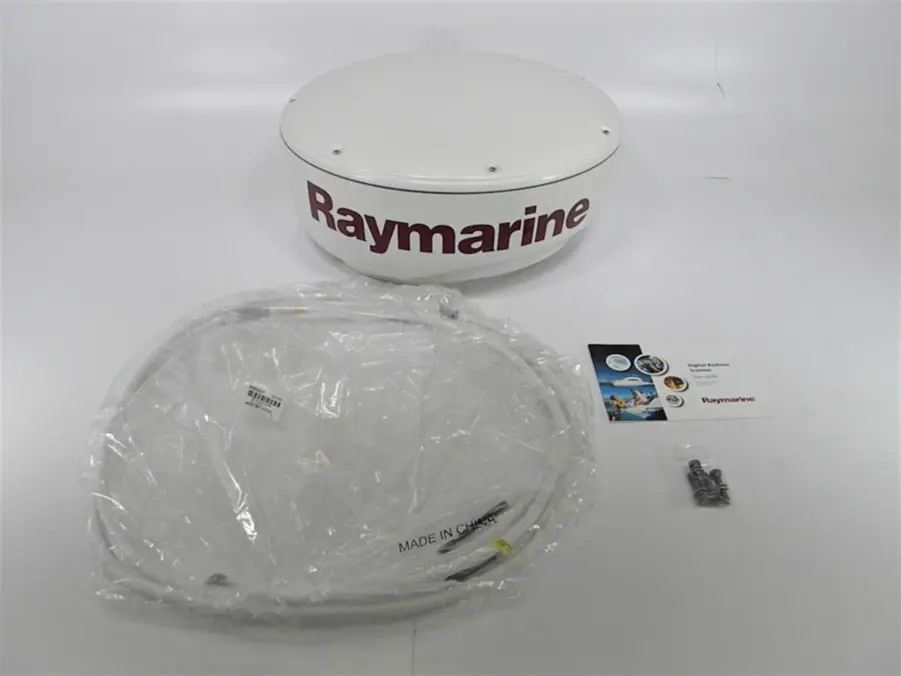 Raymarine RD418D 4kw 18” Digital Radome w/ NEW 5m Cable – Good Cond ...