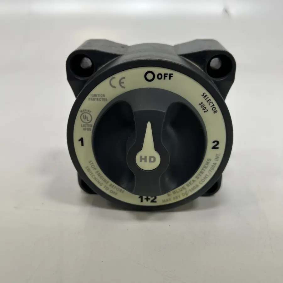 BLUE SEA 3002 HD-SERIES HEAVY DUTY 1+2/1/2/OFF BATTERY SWITCH - Max ...