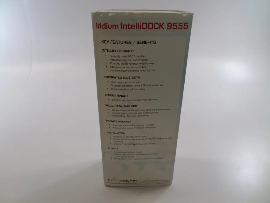 Beam IntelliDOCK 9555 Docking Station For Iridium 9555 Satellite Phone ...