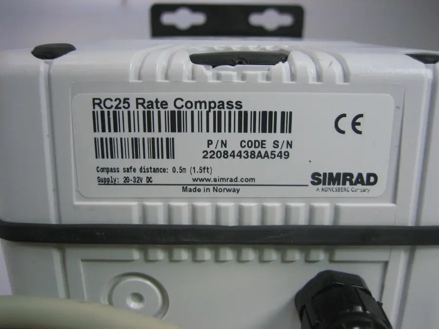 Simrad RC25 Rate Compass F/ AP20 AP21 AP22 etc Sub for RFC35R TESTED ...