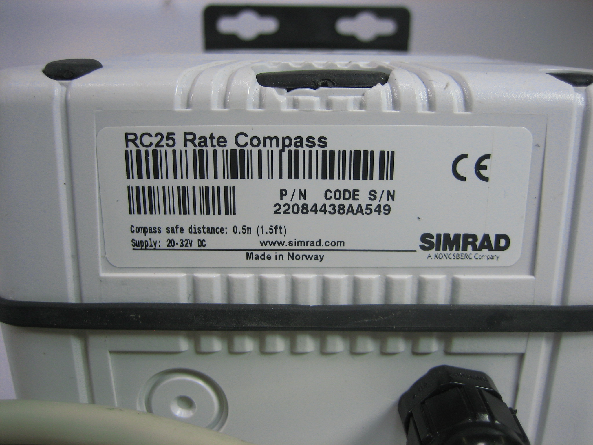 Simrad RC25 Rate Compass F/ AP20 AP21 AP22 etc Sub for RFC35R TESTED ...