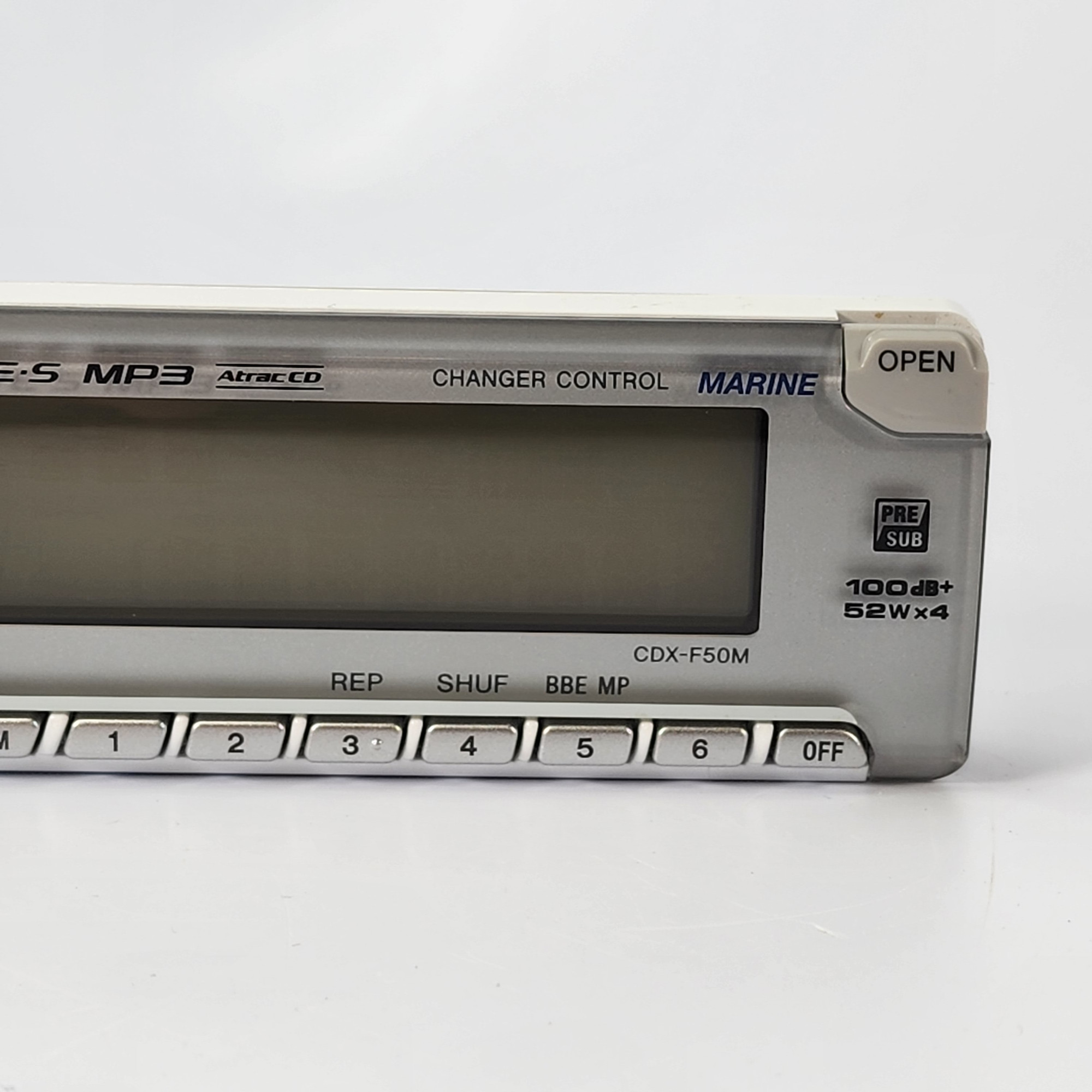 Sony Marine Faceplate for CDX-F50M Marine Stereo Head Unit - Faceplate ...