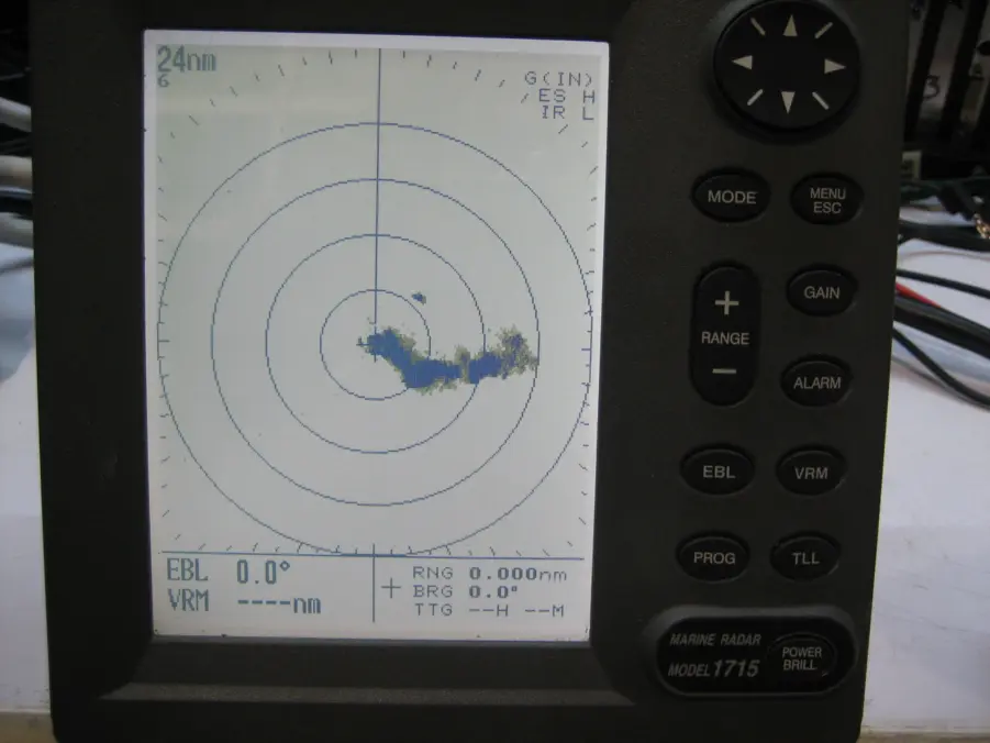 Furuno 1715 2.2kW Radar Dome System 7" Display - Fully Tested - Max ...