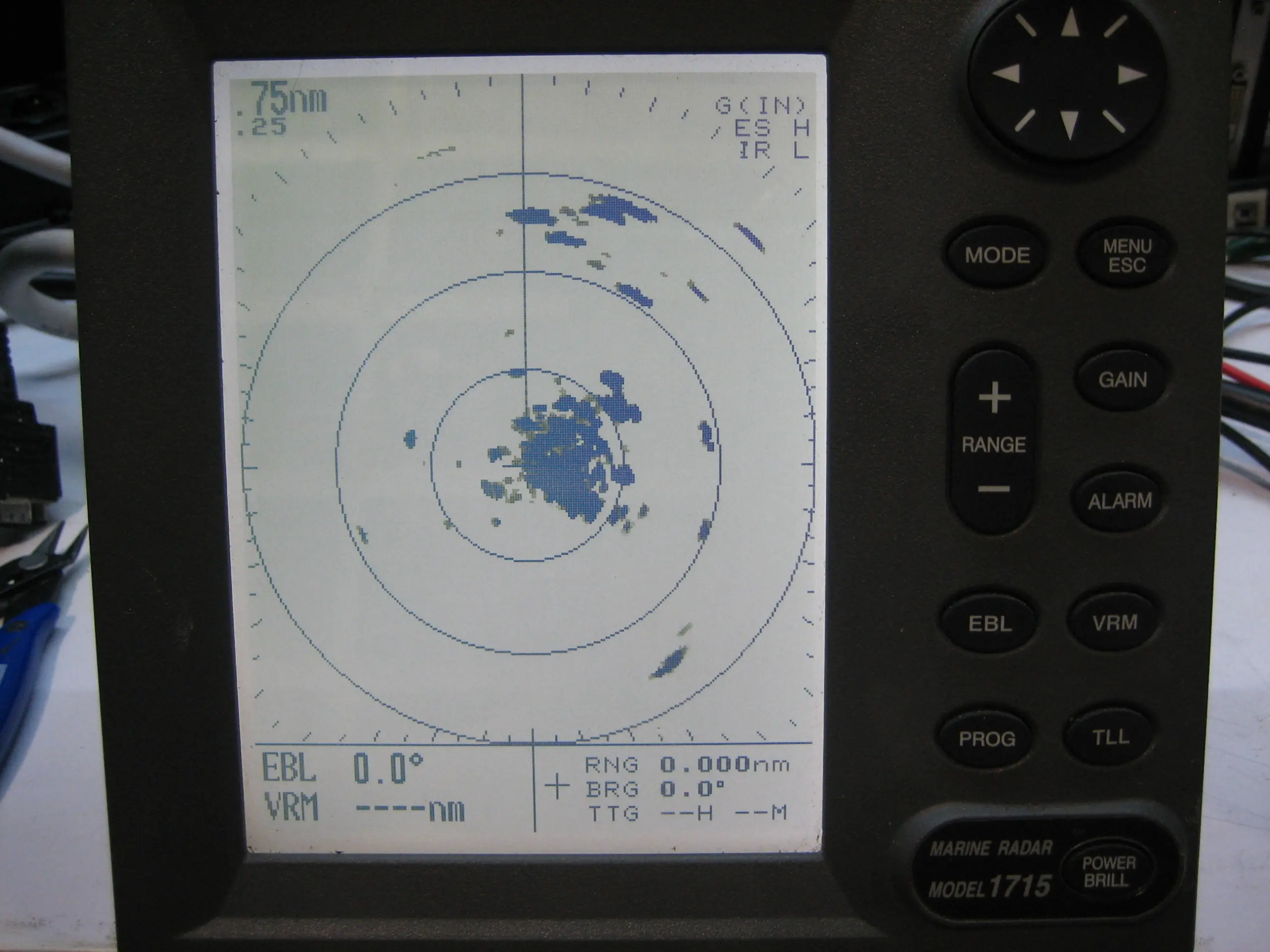Furuno 1715 2.2kW Radar Dome System 7" Display - Fully Tested - Max ...