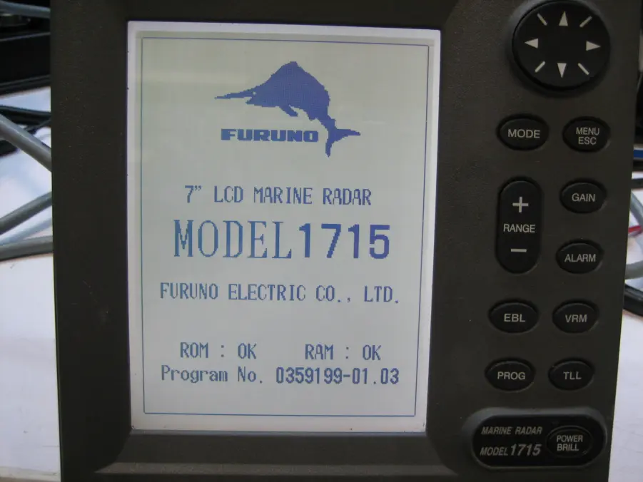 Furuno 1715 2.2kW Radar Dome System 7" Display - Fully Tested - Max ...