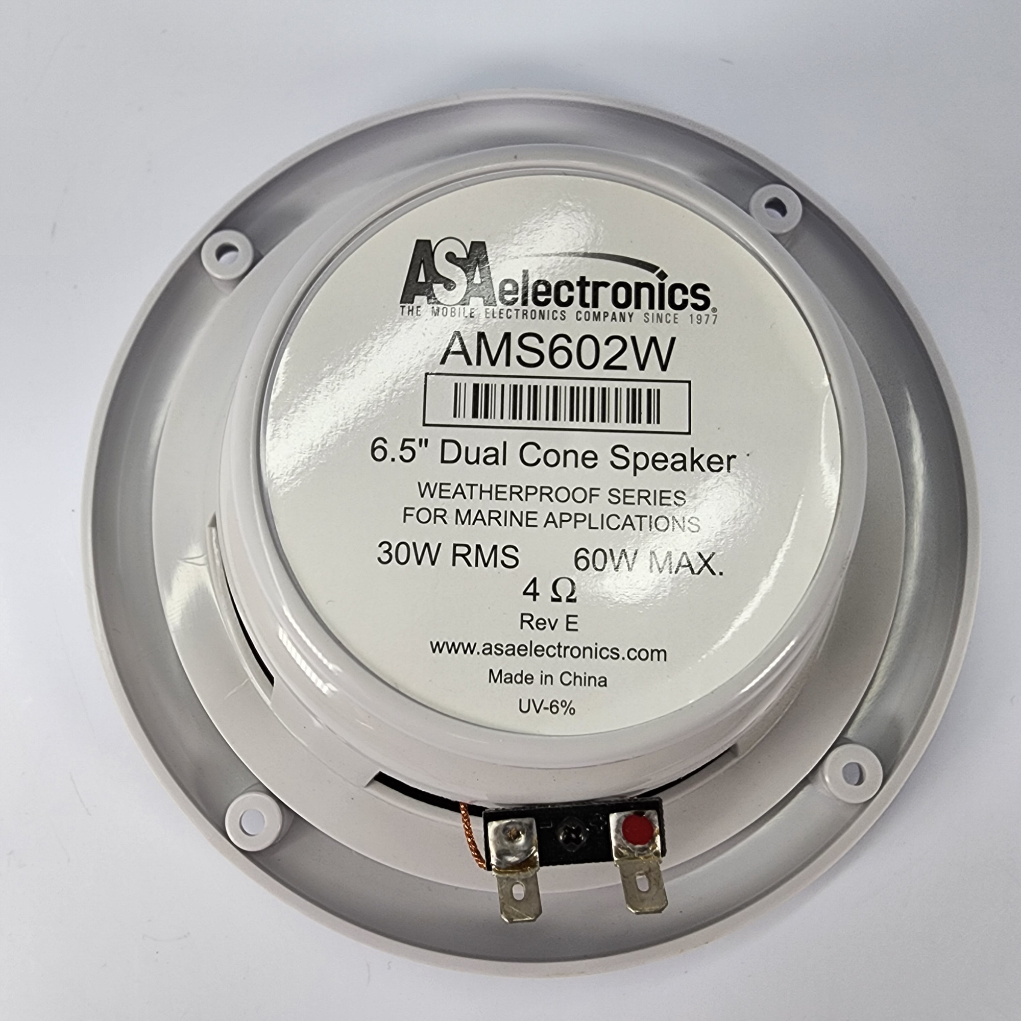 (1 Pair) ASA Electronics/Jensen Marine 7-1/8" Recessed Mount Speakers ...