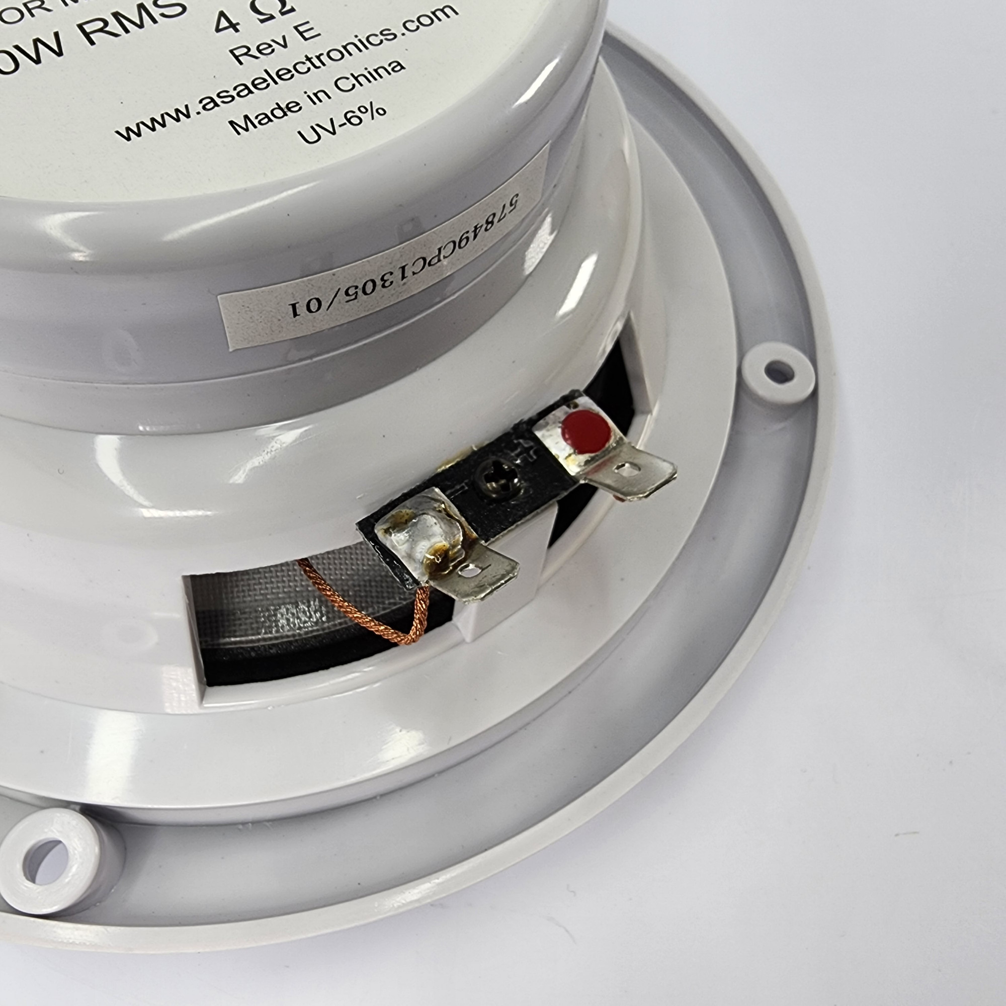 (1 Pair) ASA Electronics/Jensen Marine 7-1/8" Recessed Mount Speakers ...