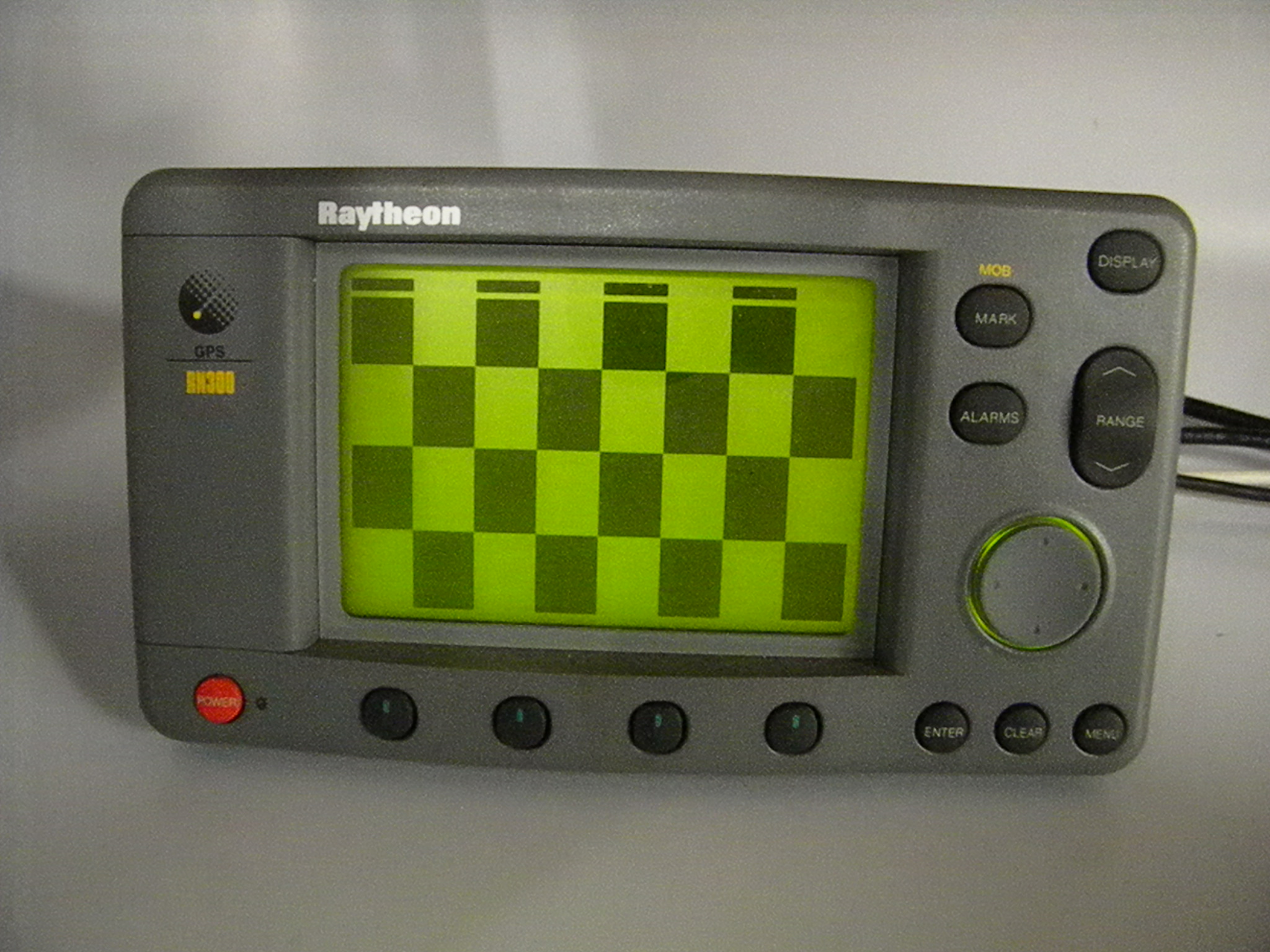 Raytheon RN300 GPS Plotter Display w/ Sun Cover E32017 - Tested - 90 ...