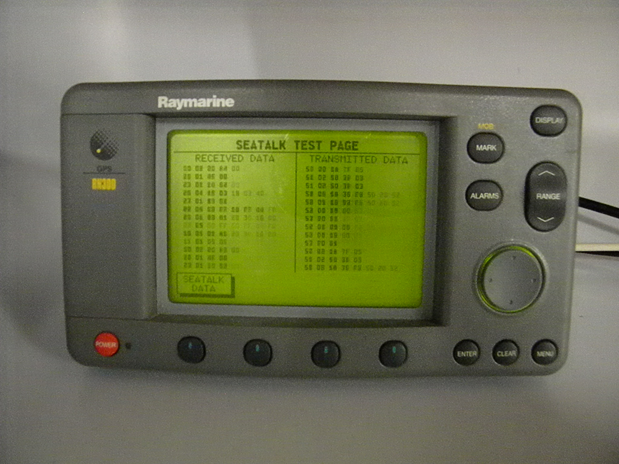 Raymarine RN300 GPS Plotter Display w/ Sun Cover E32017 - Tested - 90 ...