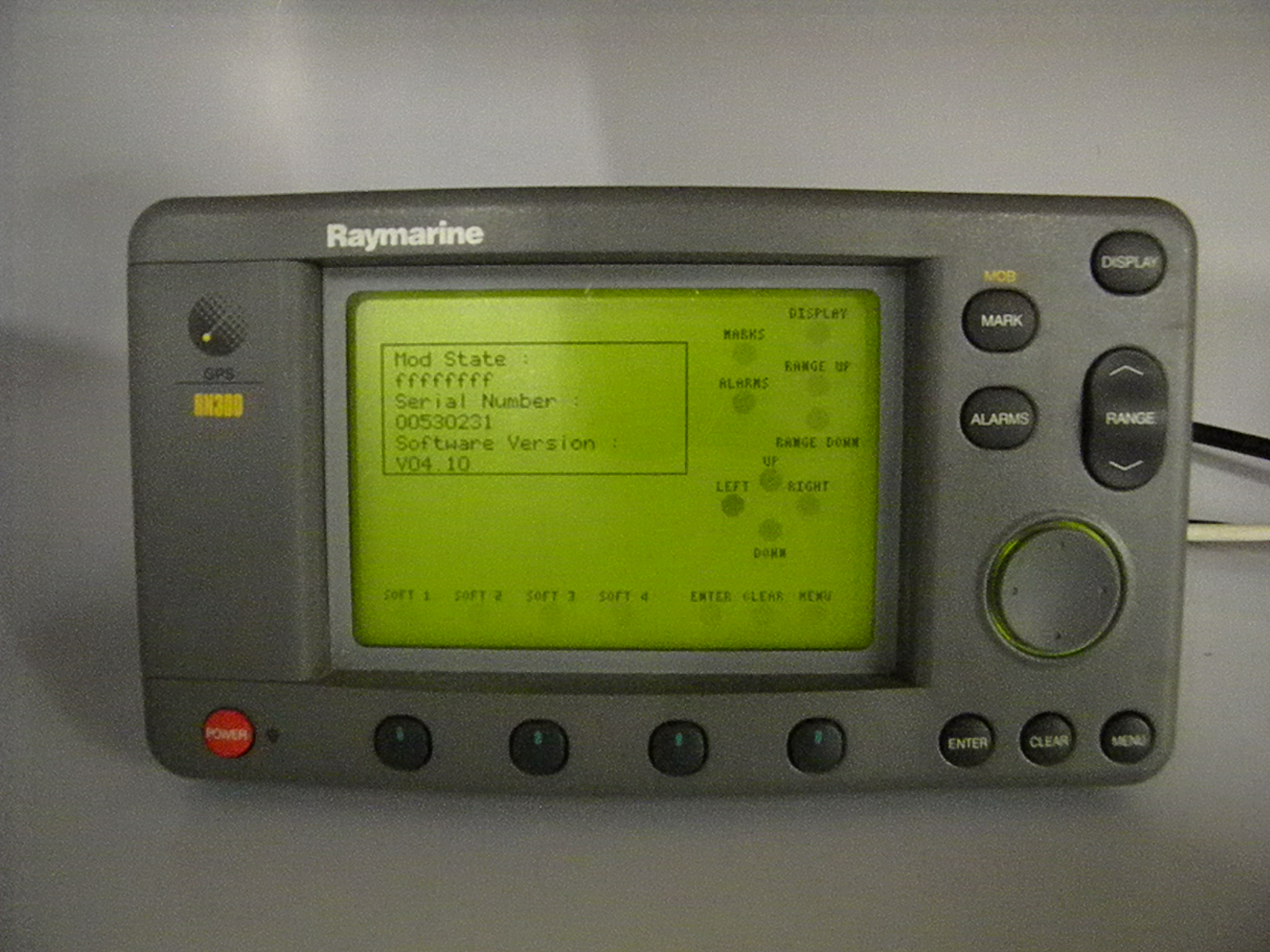 Raymarine RN300 GPS Plotter Display w/ Sun Cover E32017 - Tested - 90 ...