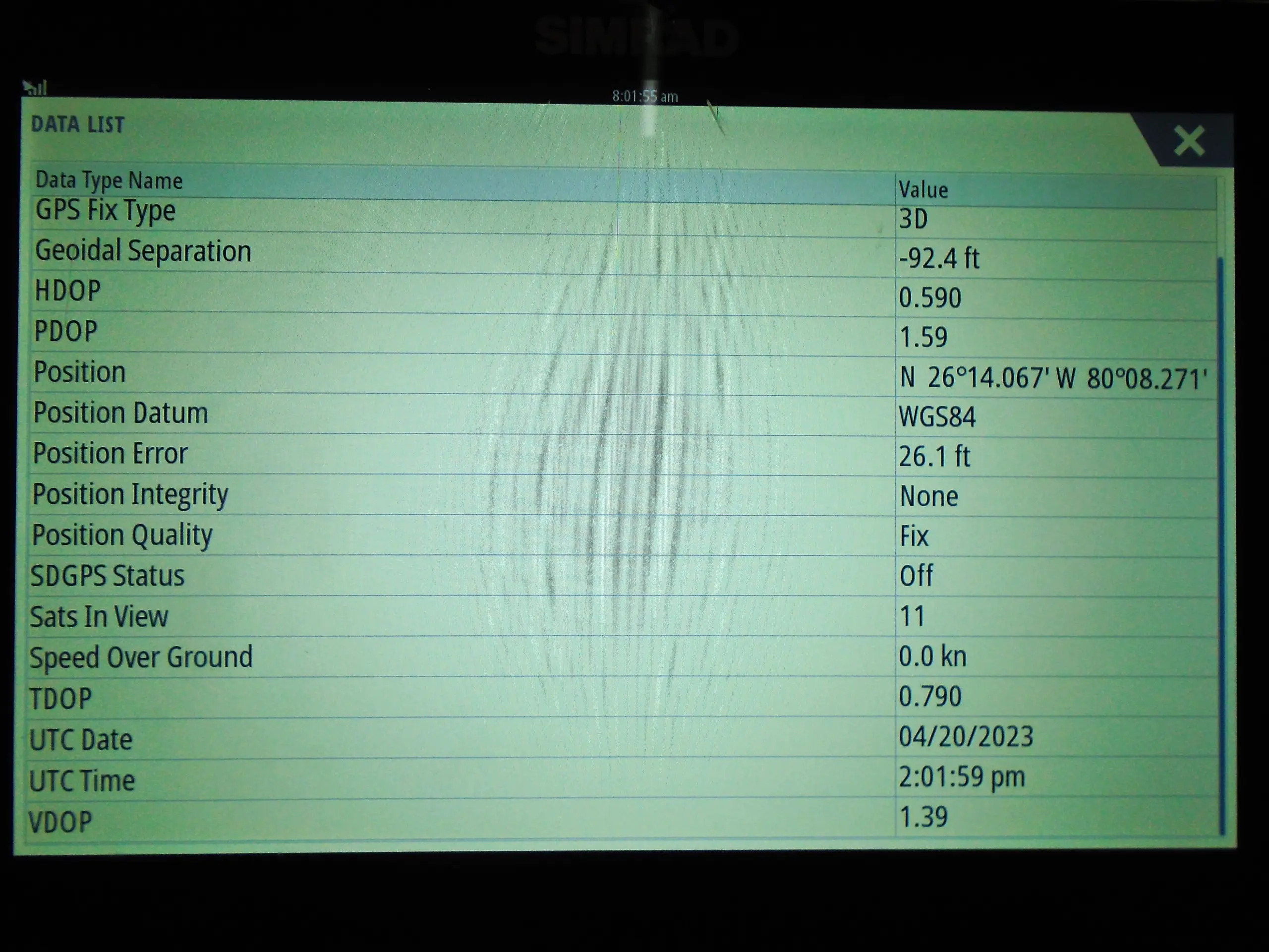 Simrad GS-15 GPS Antenna – NMEA2K 6 Foot Drop Cable (Tested Working ...